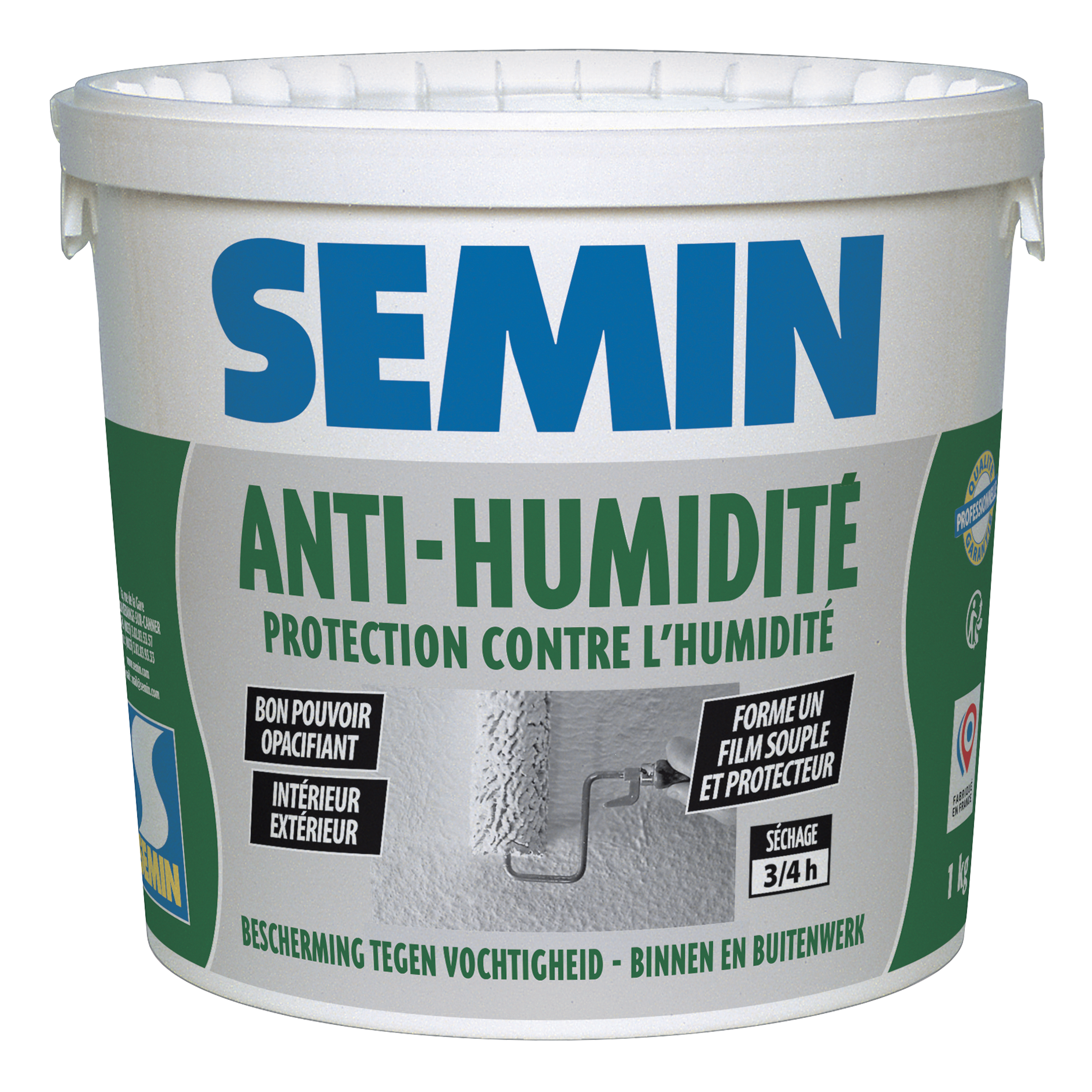 Traitement anti humidité avant enduit SEMIN 1 kg | Leroy Merlin