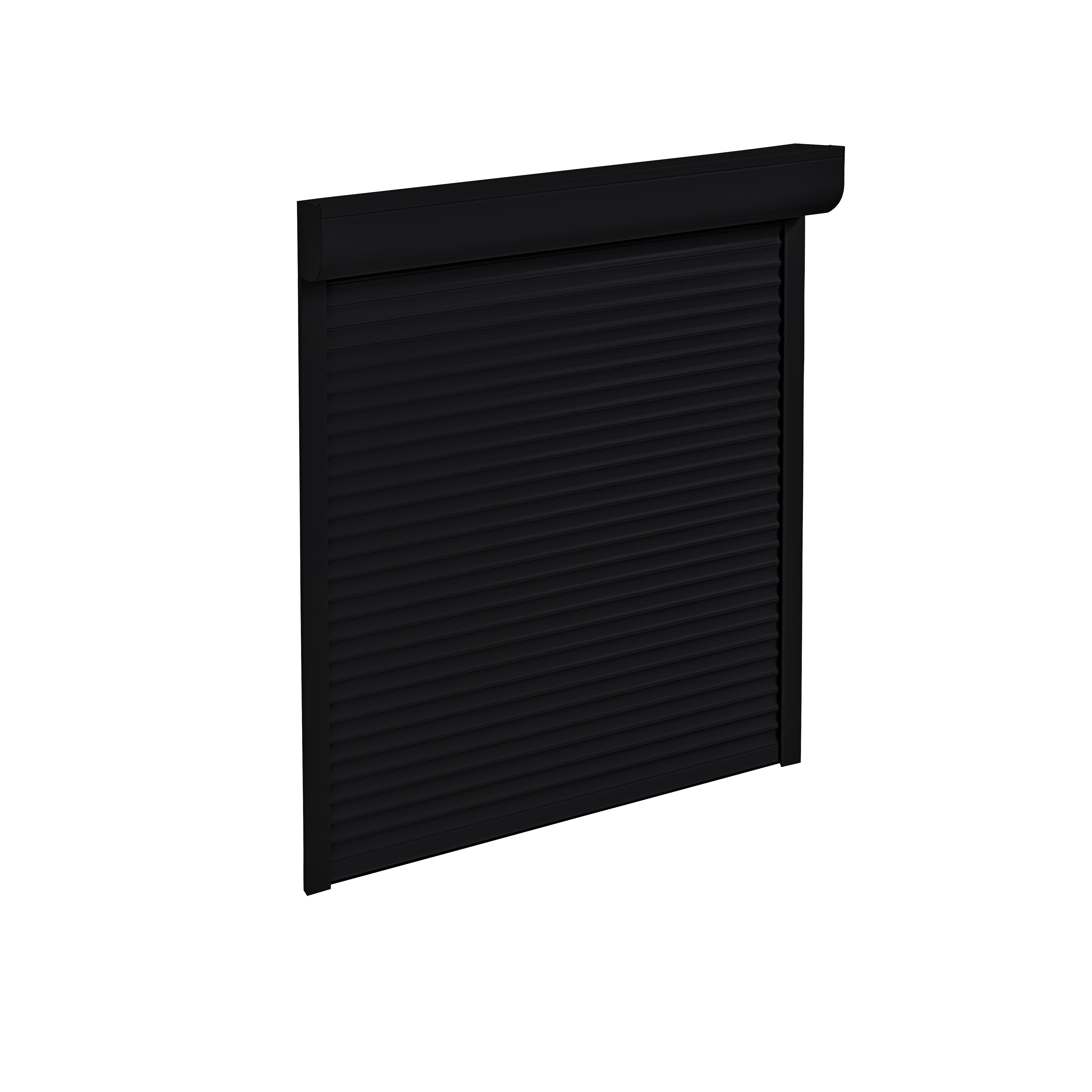 Volet roulant électrique sur mesure aluminium noir | Leroy Merlin