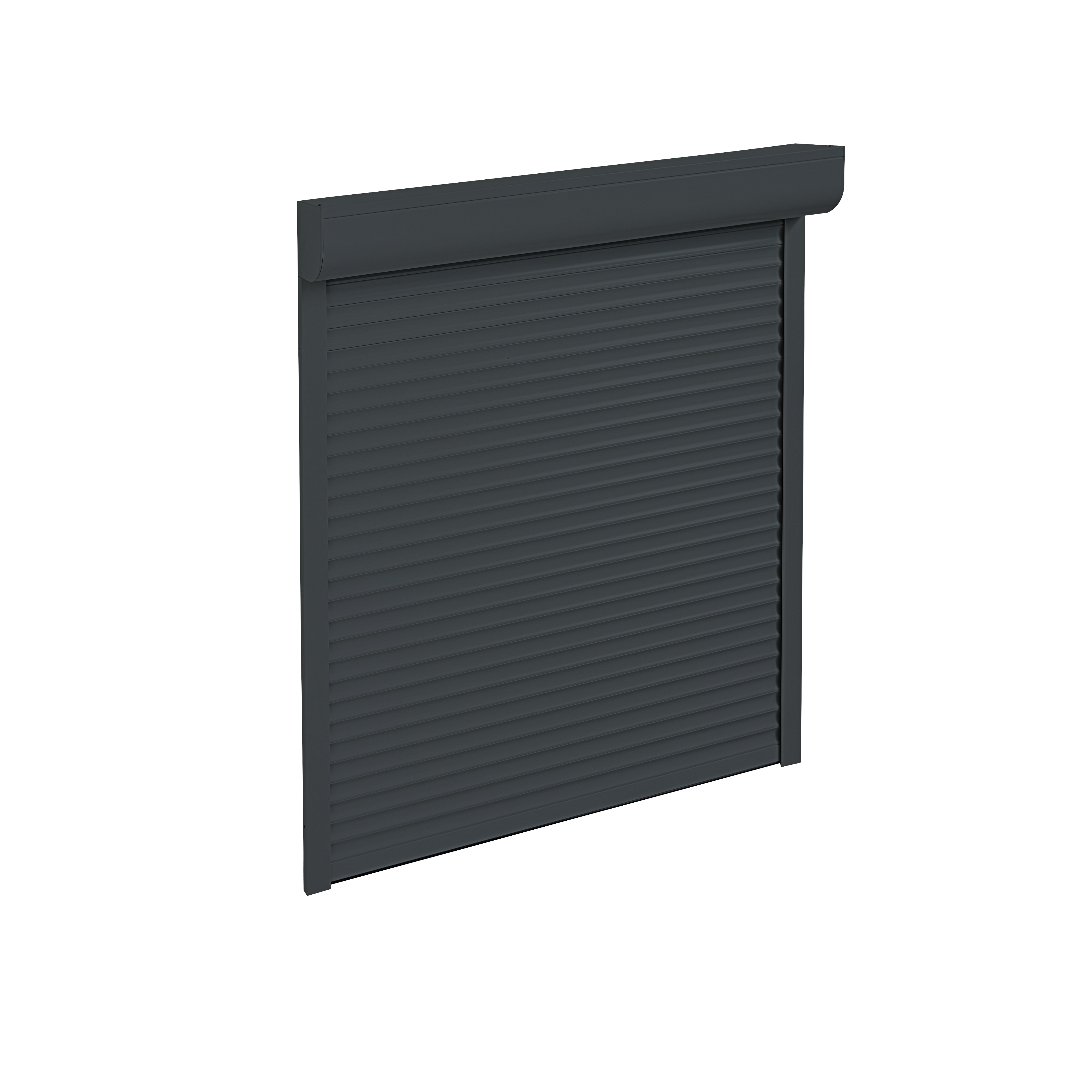 Volet roulant manuel sur mesure aluminium gris anthracite | Leroy Merlin