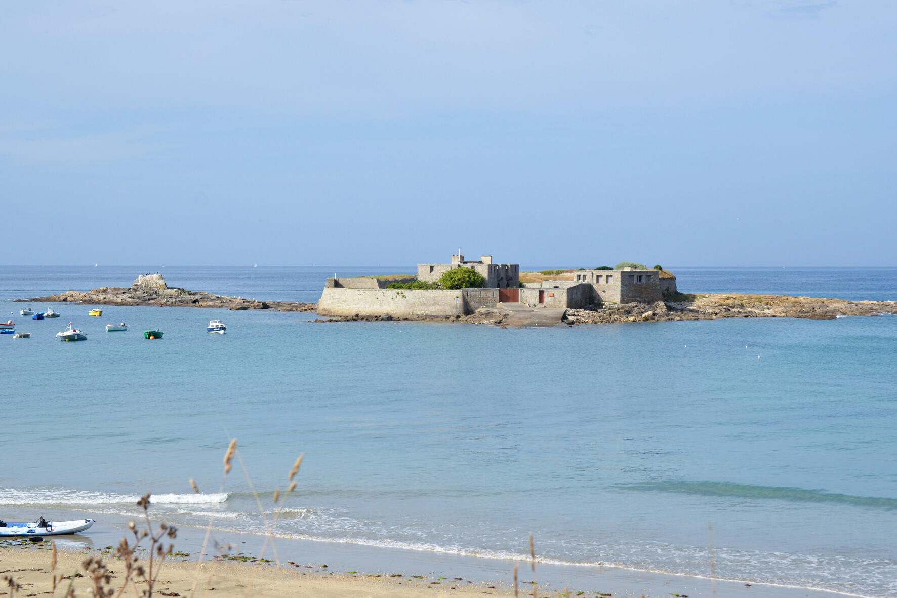 Plexiglass imprimé Regart 65X97 Plage Fort Bloqué, multicouleur ...