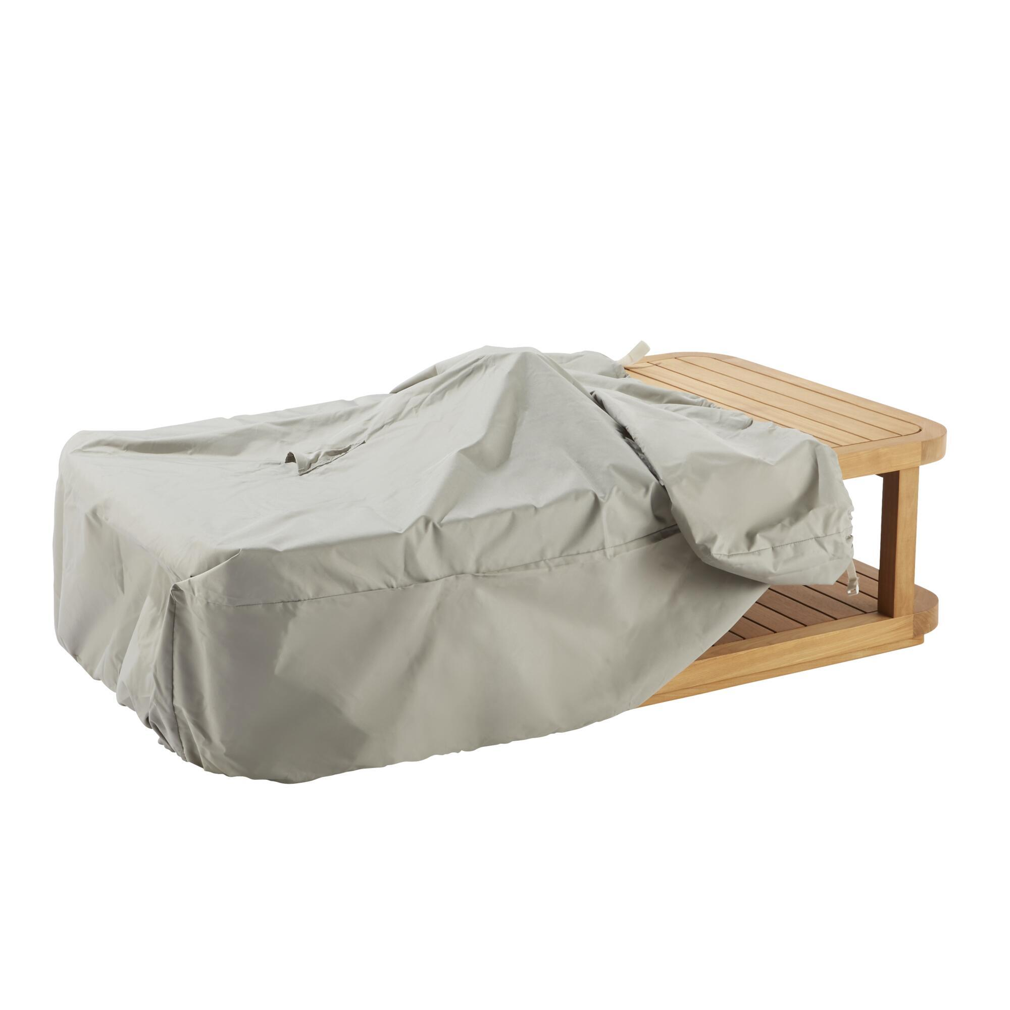 Housse de protection d'extérieur table de jardin NATERIAL l.100 x H.33 ...