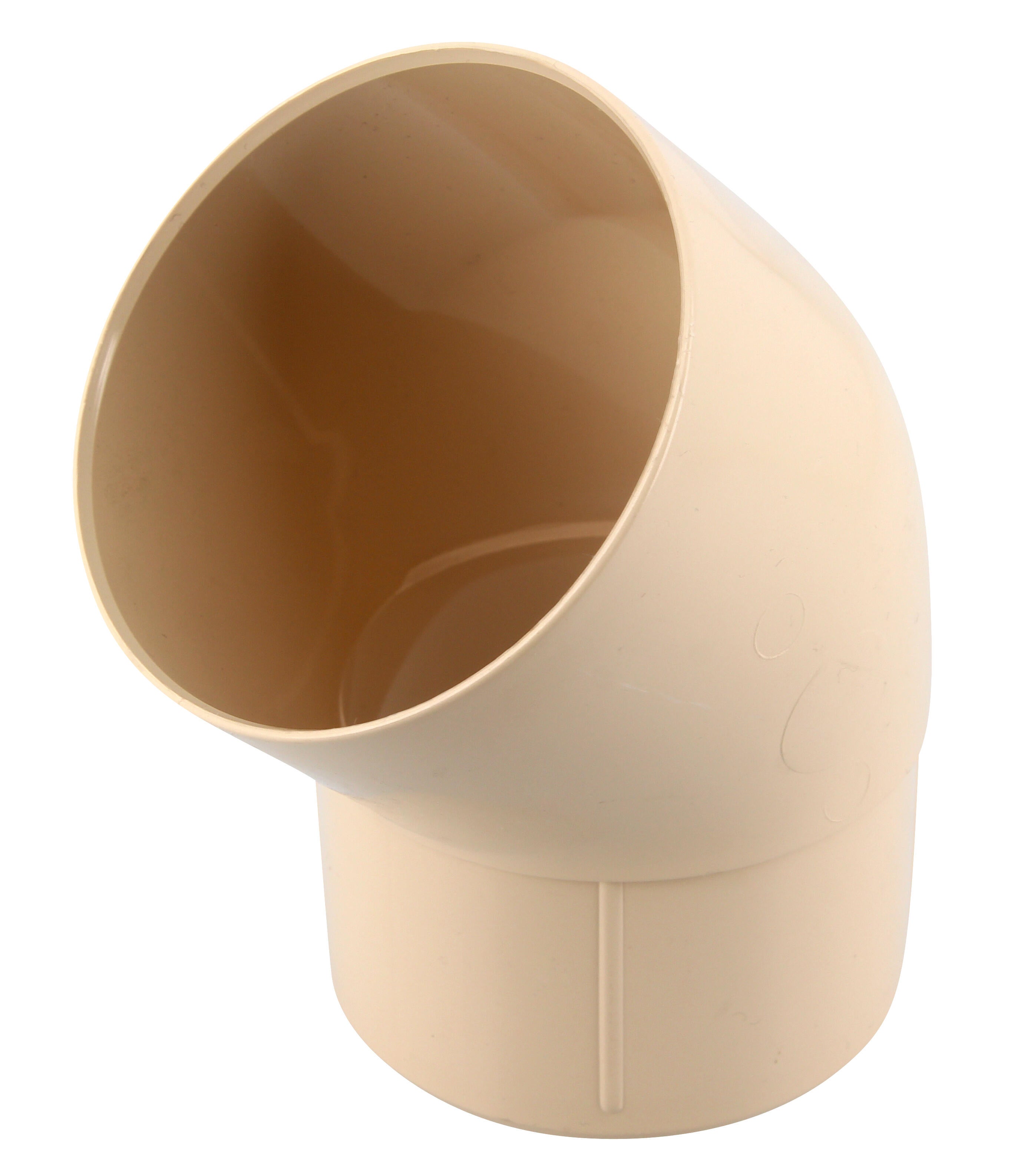 Coude 45° pvc sable | Leroy Merlin