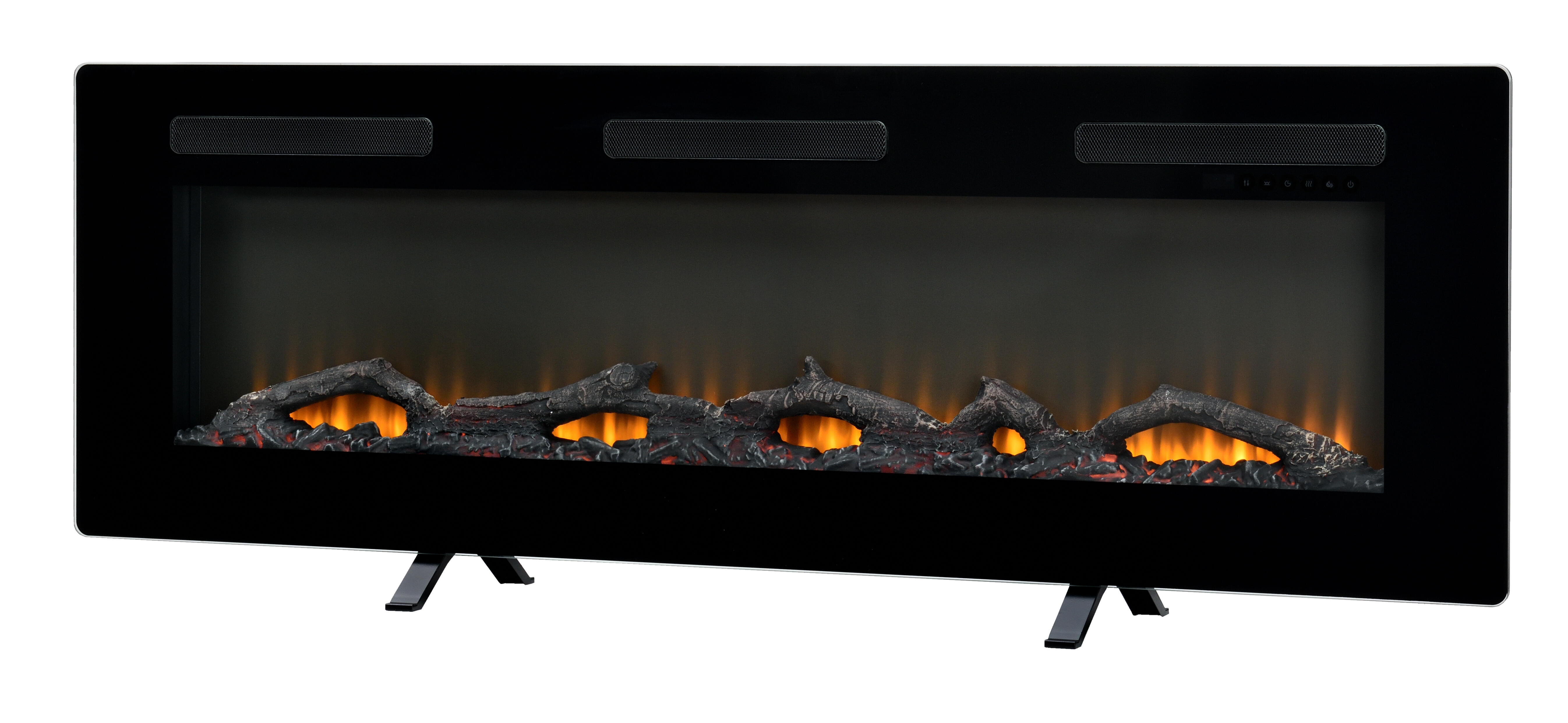 Cheminée électrique mural, à poser ou à encastrer, DIMPLEX Sierra 1600W ...