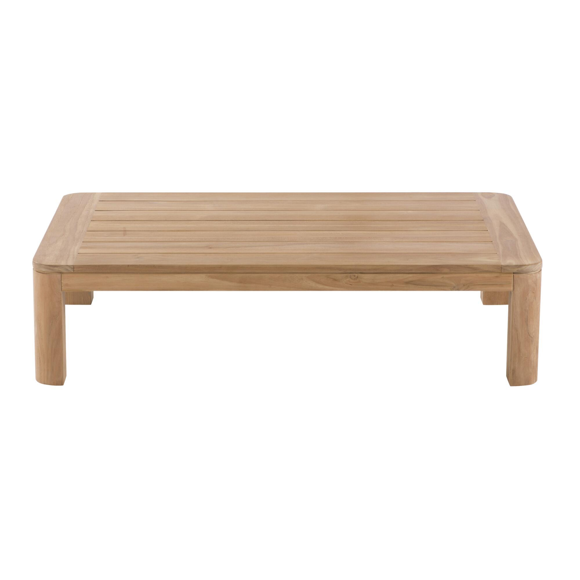 Table basse en teck Baelo NATERIAL | Leroy Merlin