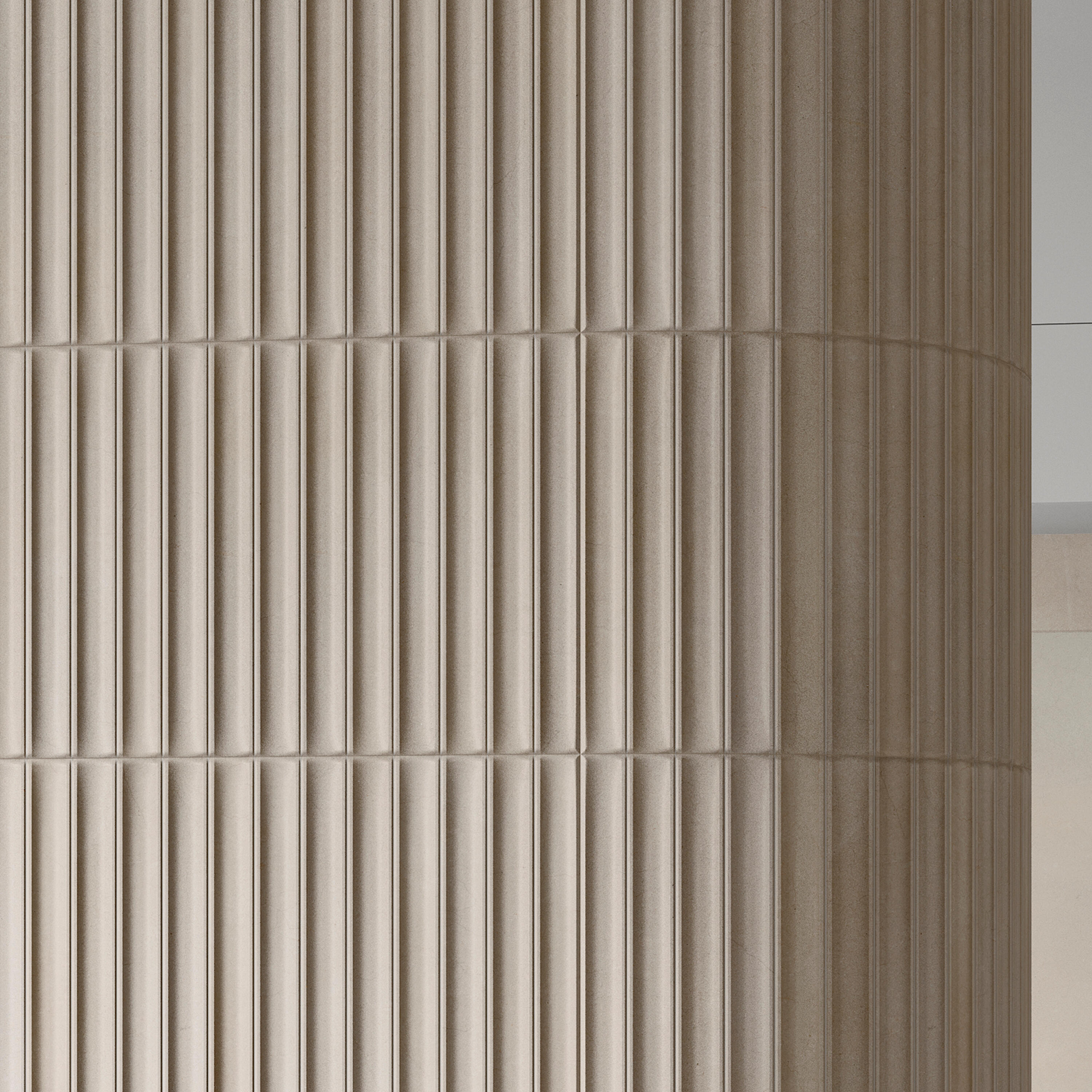 Listel Galbe beige, l.3.2 x L.32 cm | Leroy Merlin