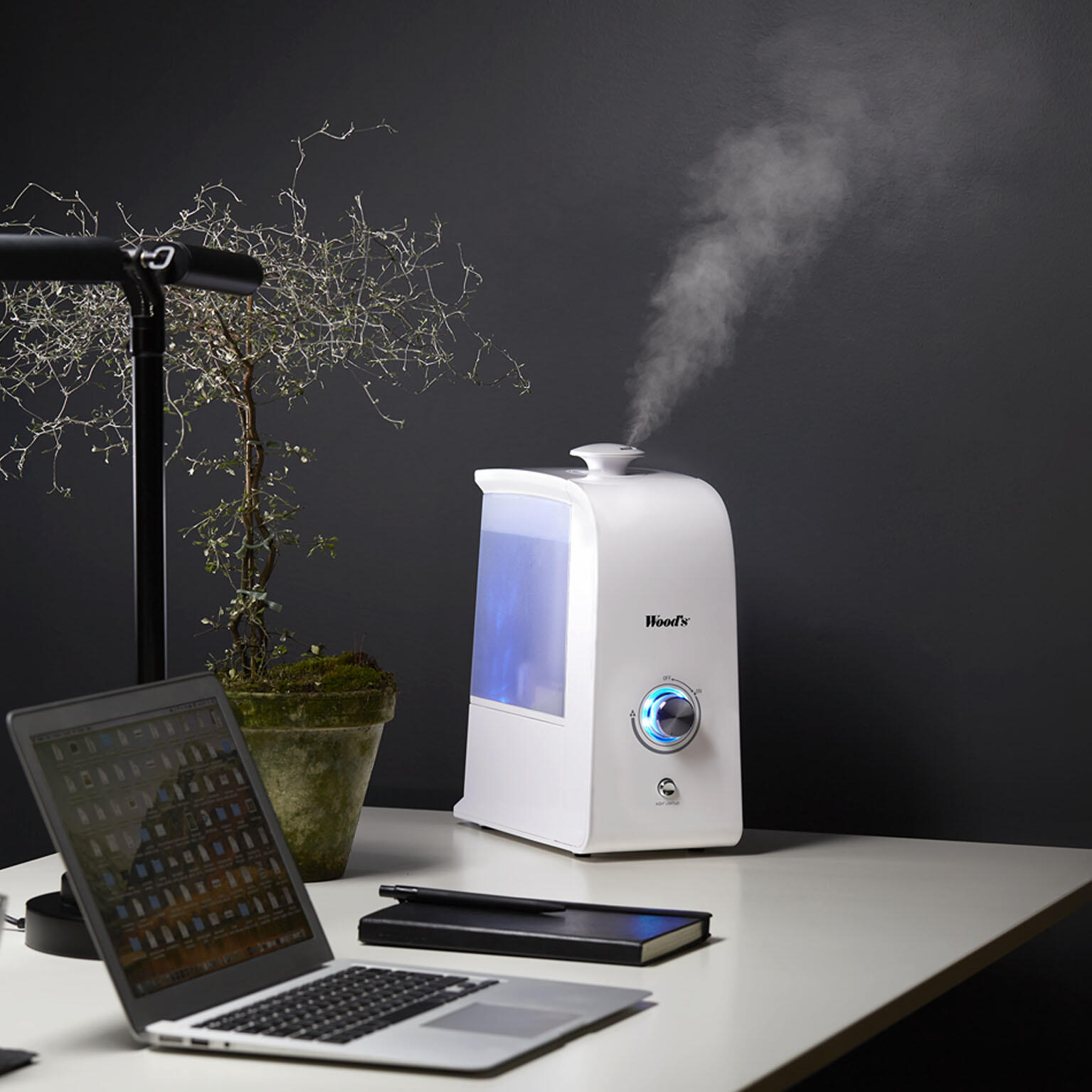 Humidificateur d'air WOOD'S Whu400, 7 l/jour | Leroy Merlin