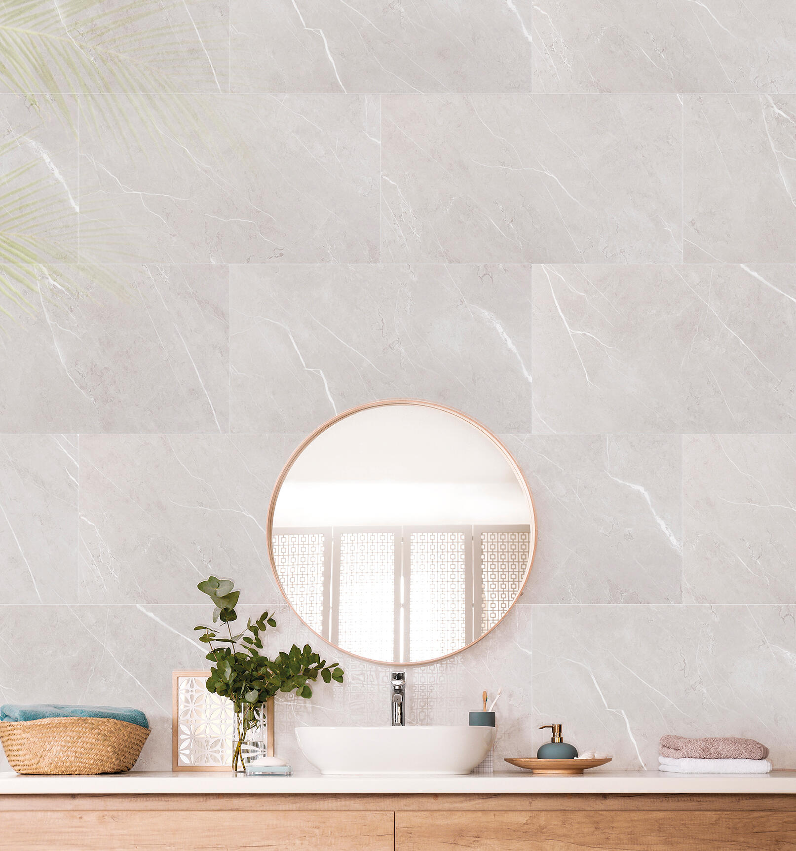 Dalle murale PVC Mirandela brillant DUMAWALL, L.65 x l.37,5 cm, Ep.5 mm ...