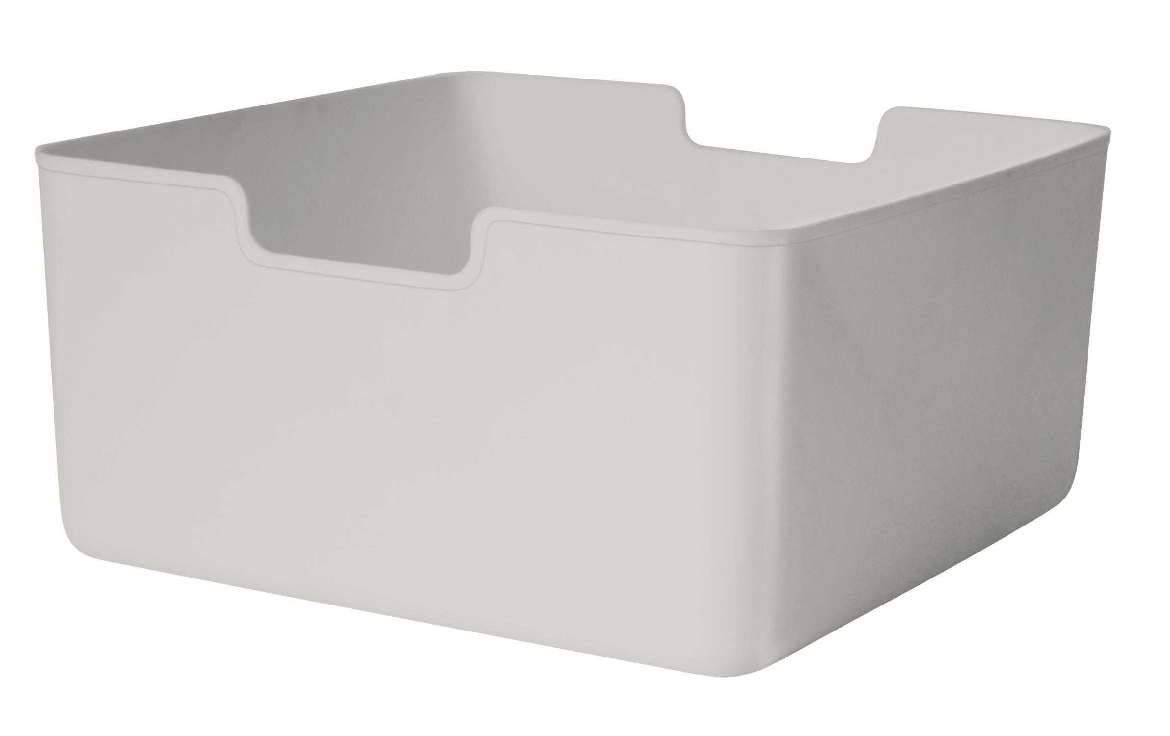 Panier BOX & BEYOND crème H.15 x l.31 x P.31 cm | Leroy Merlin