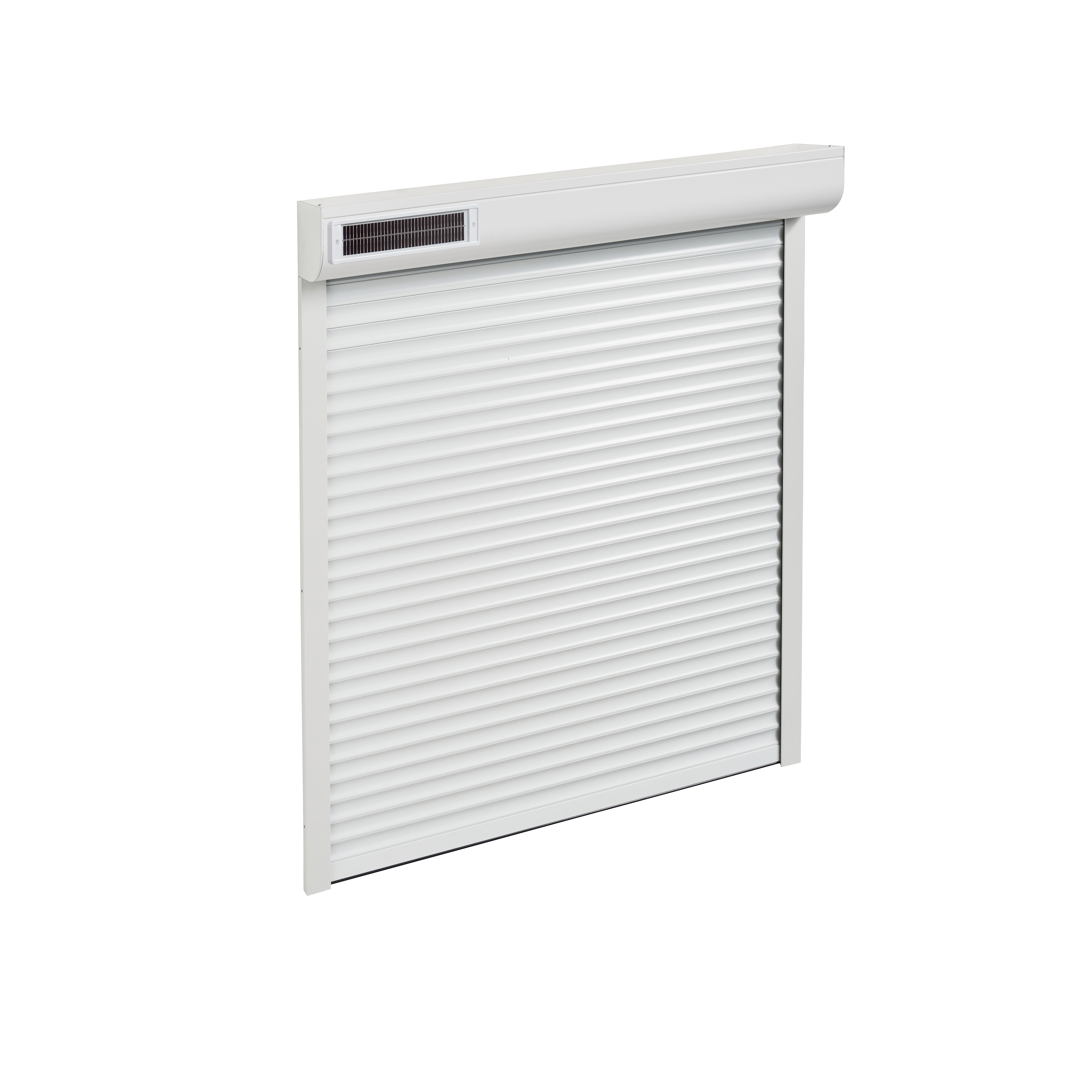 Volet roulant solaire sur mesure PVC blanc | Leroy Merlin