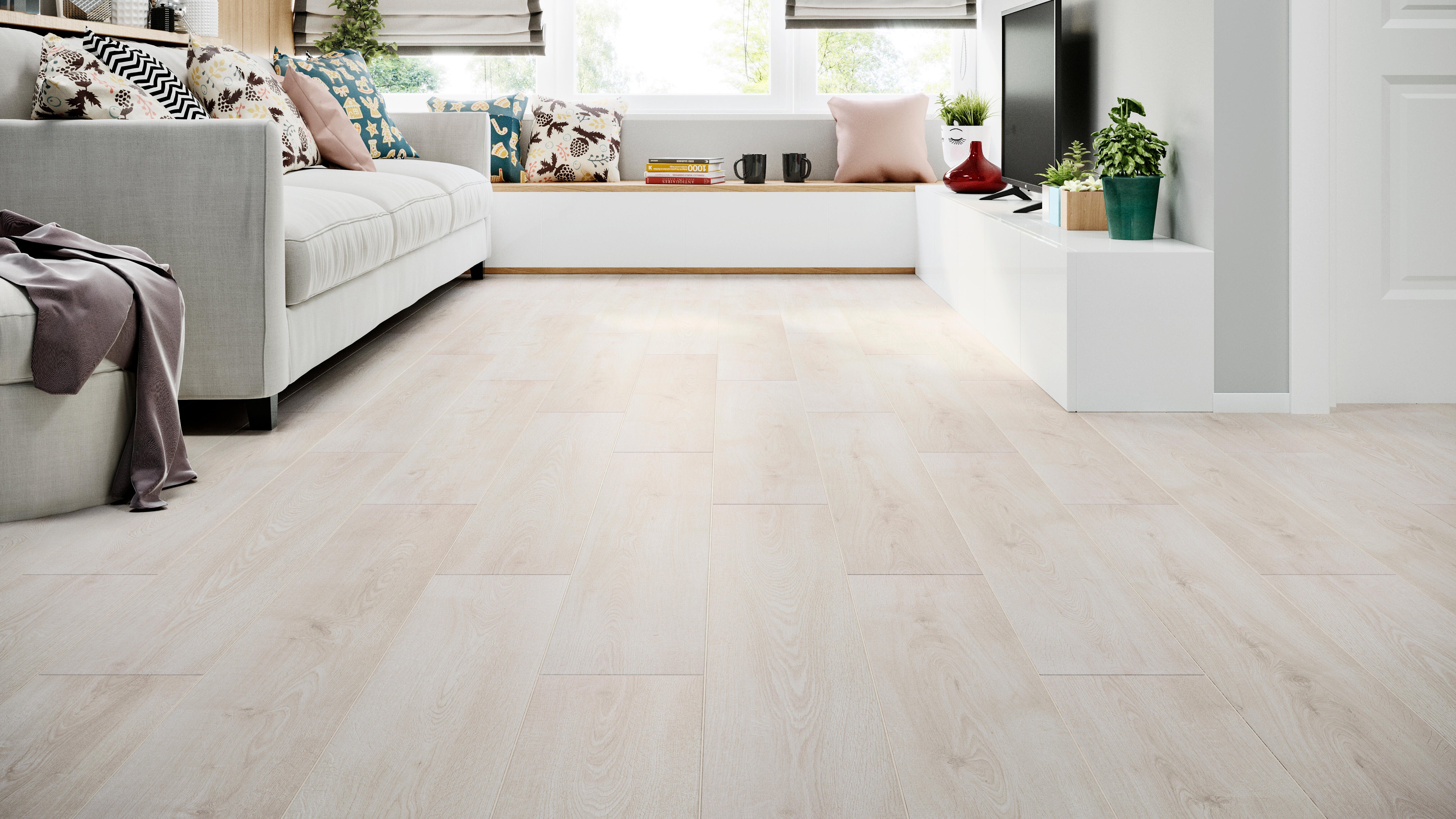 Suelo laminado intenso 8mm Cáceres efecto madera natural AC5 BG215 ...