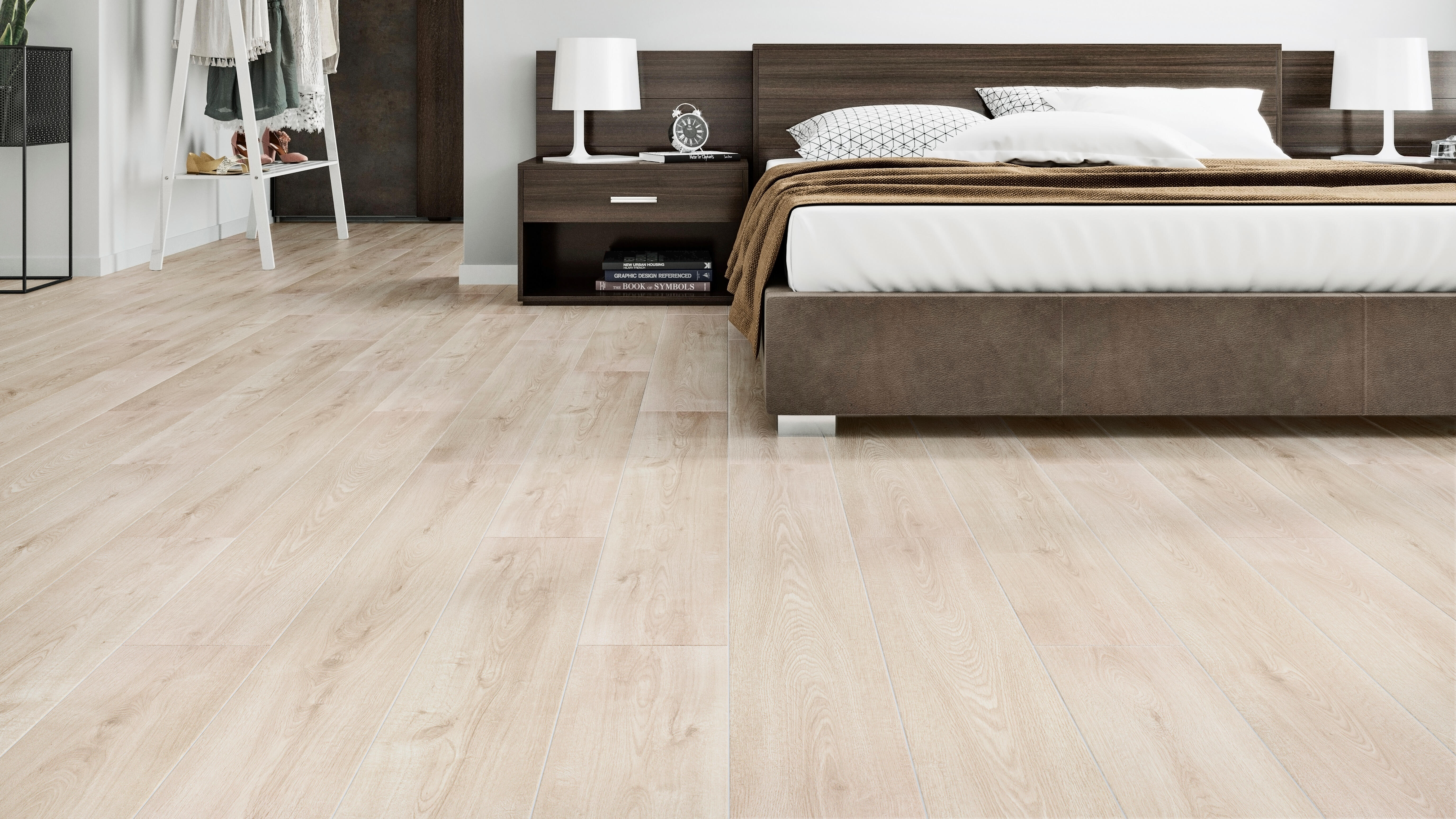 Suelo laminado intenso 8mm Cáceres efecto madera natural AC5 BG215 ...
