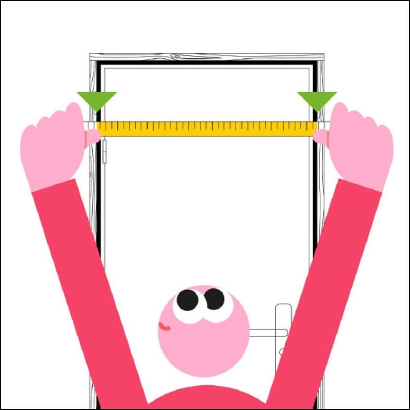 Come prendere le misure di una porta battente | Leroy Merlin