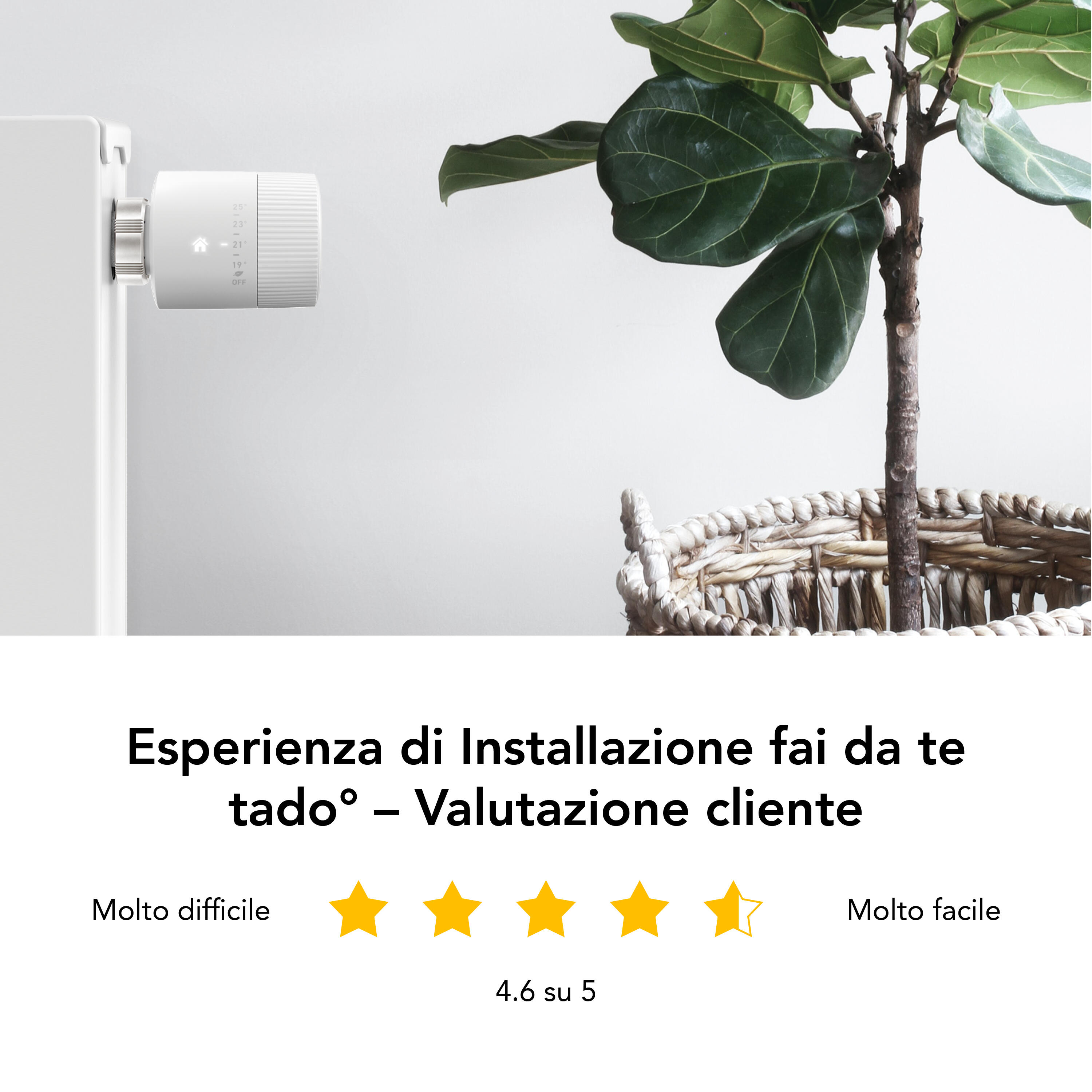 Termostato intelligente e connesso da appoggio TADO Kit Smart V3+ Basic ...