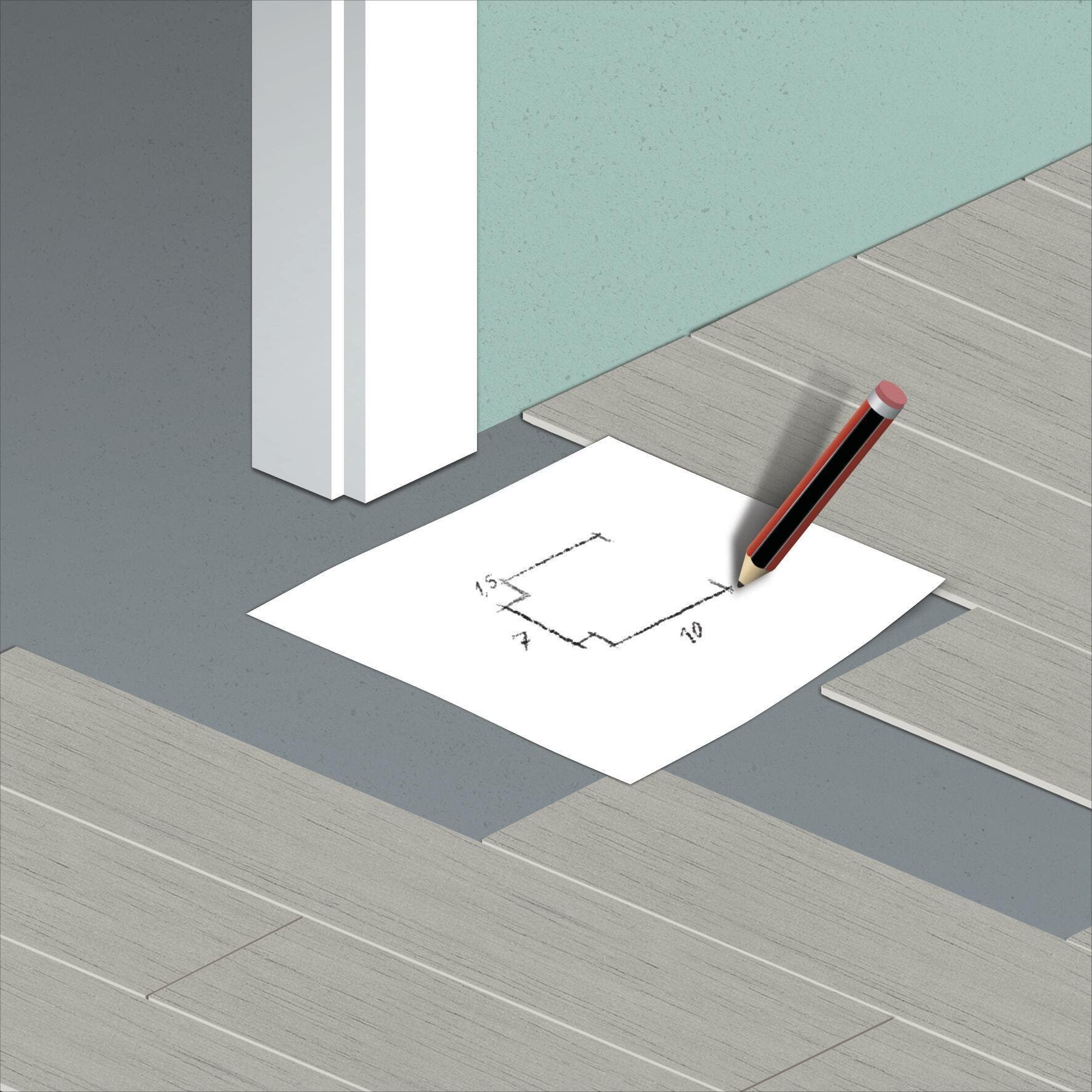 Come posare lame o piastrelle adesive in PVC | Leroy Merlin