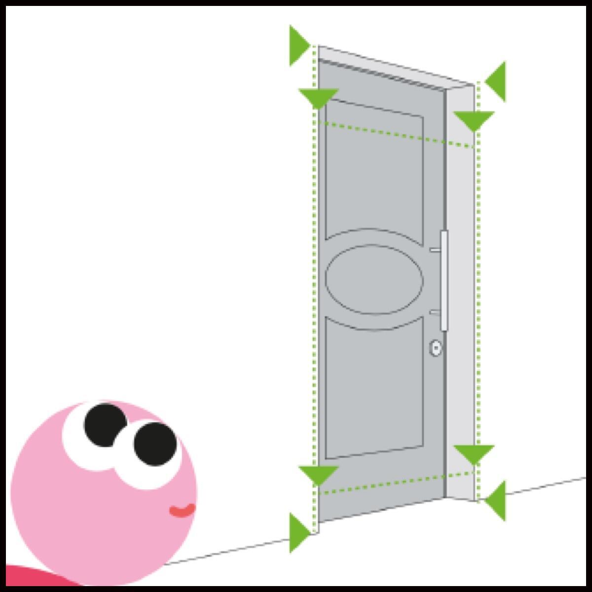 Come prendere le misure per installare una nuova porta blindata | Leroy ...