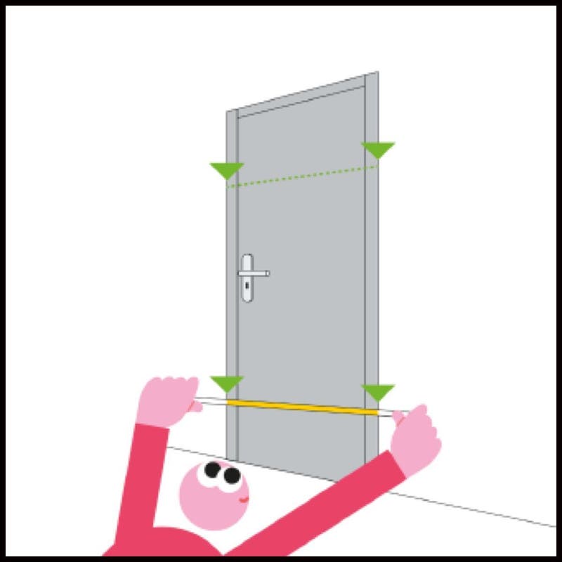 Come prendere le misure per installare una nuova porta blindata | Leroy ...