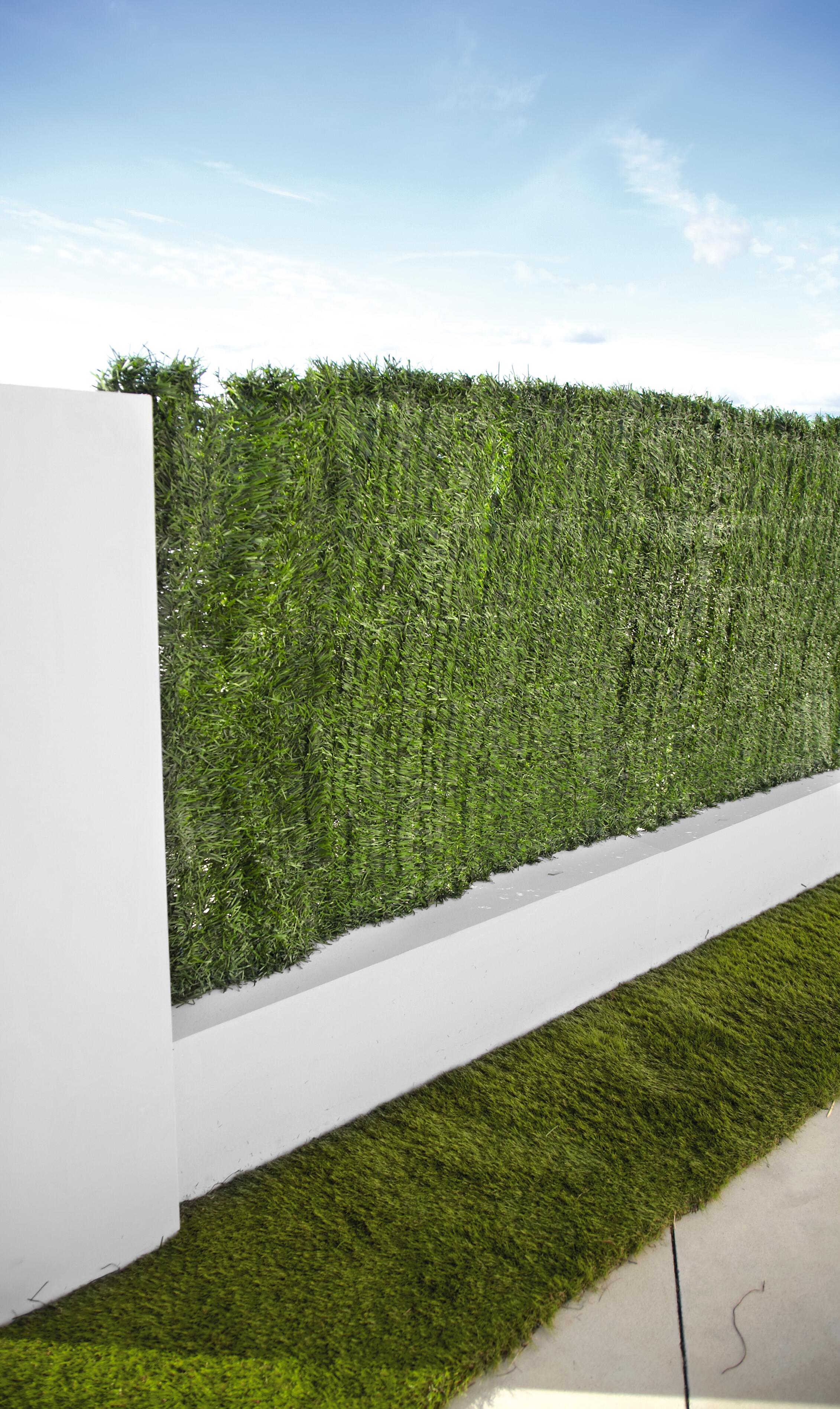 Seto artificial verde CATRAL de ocultación baja 1.5x3 m | Leroy Merlin
