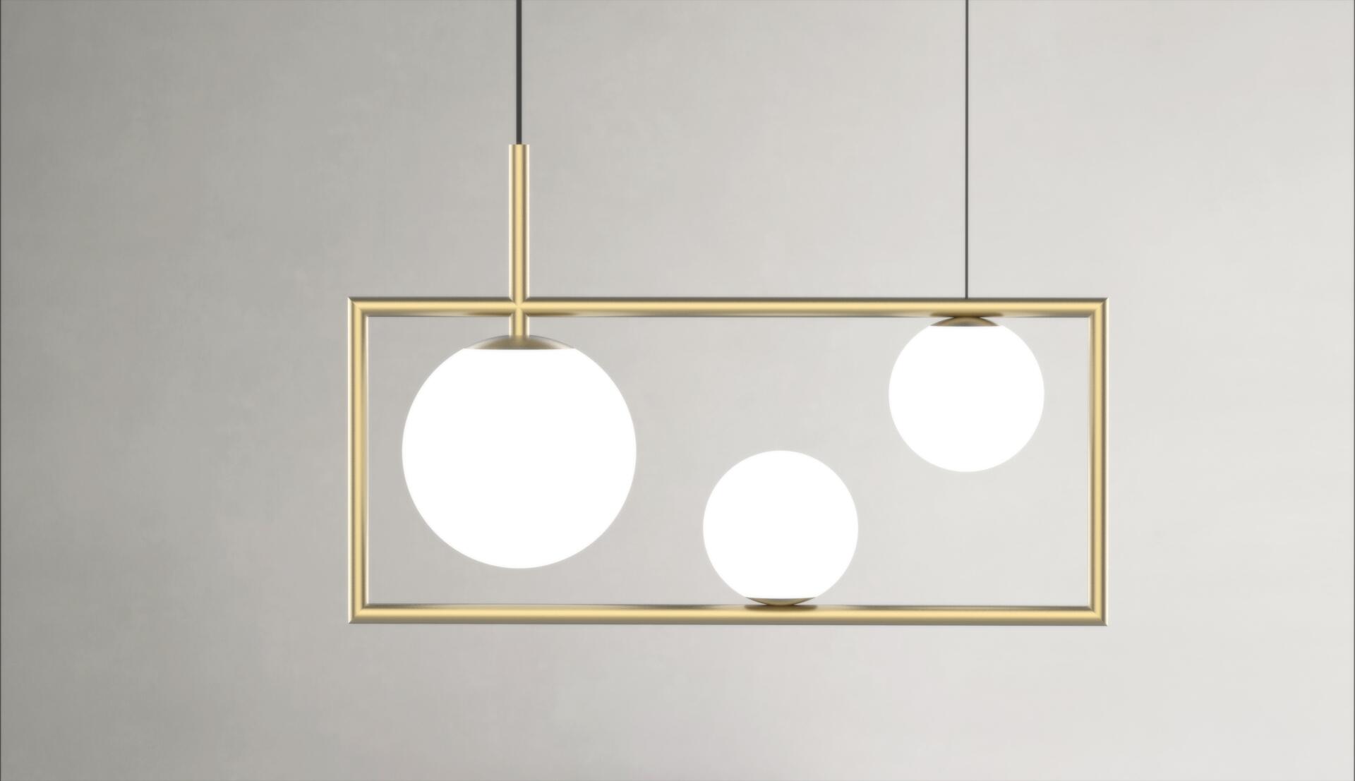 Lampadario Moderno Buble 3x E27 MILOOX | Leroy Merlin