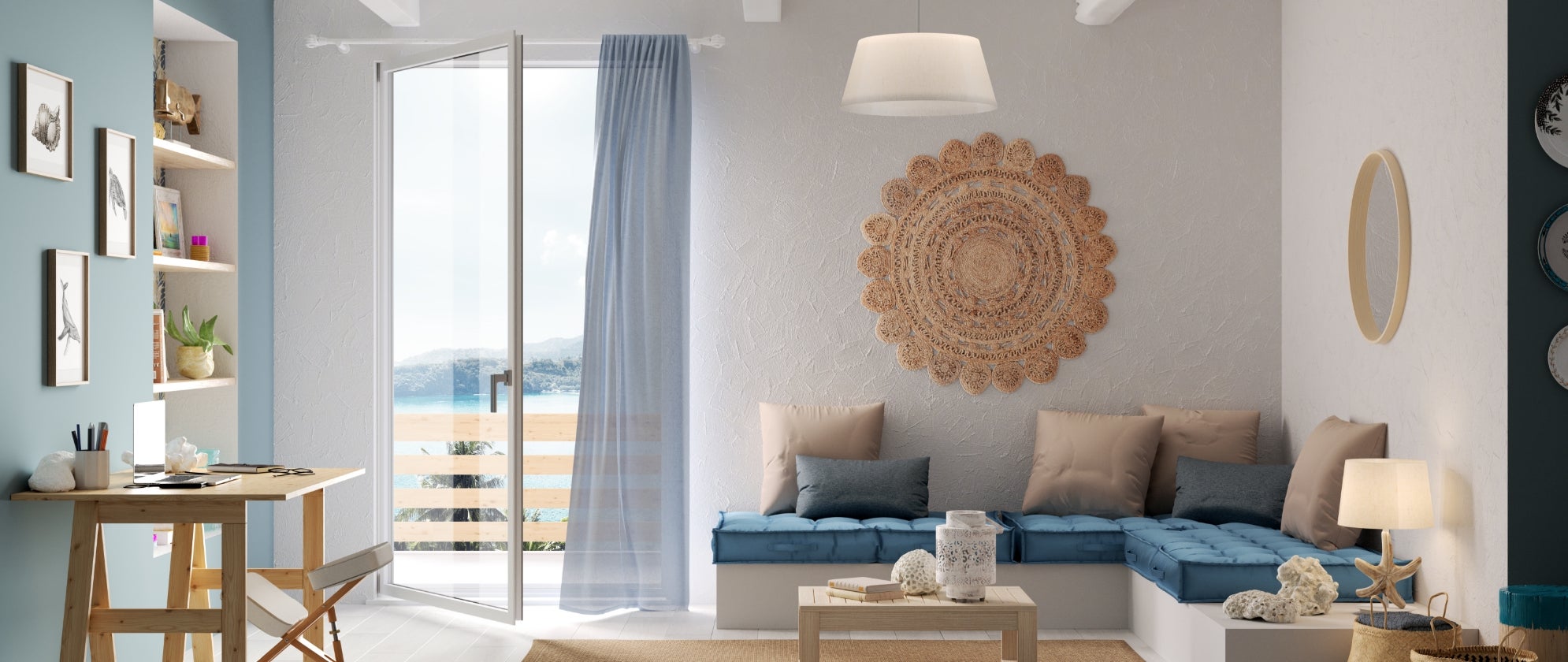 Un soggiorno multifunzione per la casa al mare | Leroy Merlin