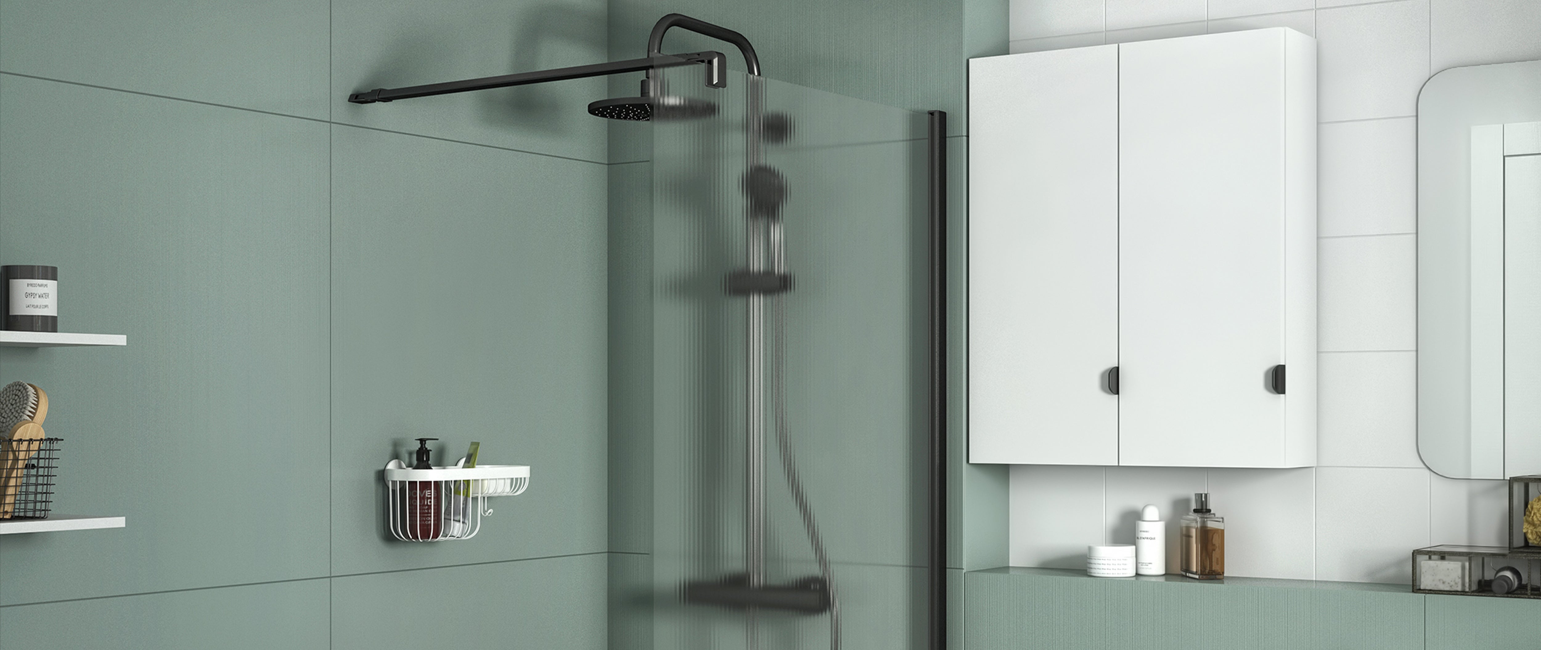 Doccia walk in bagno piccolo: perché no? | Leroy Merlin