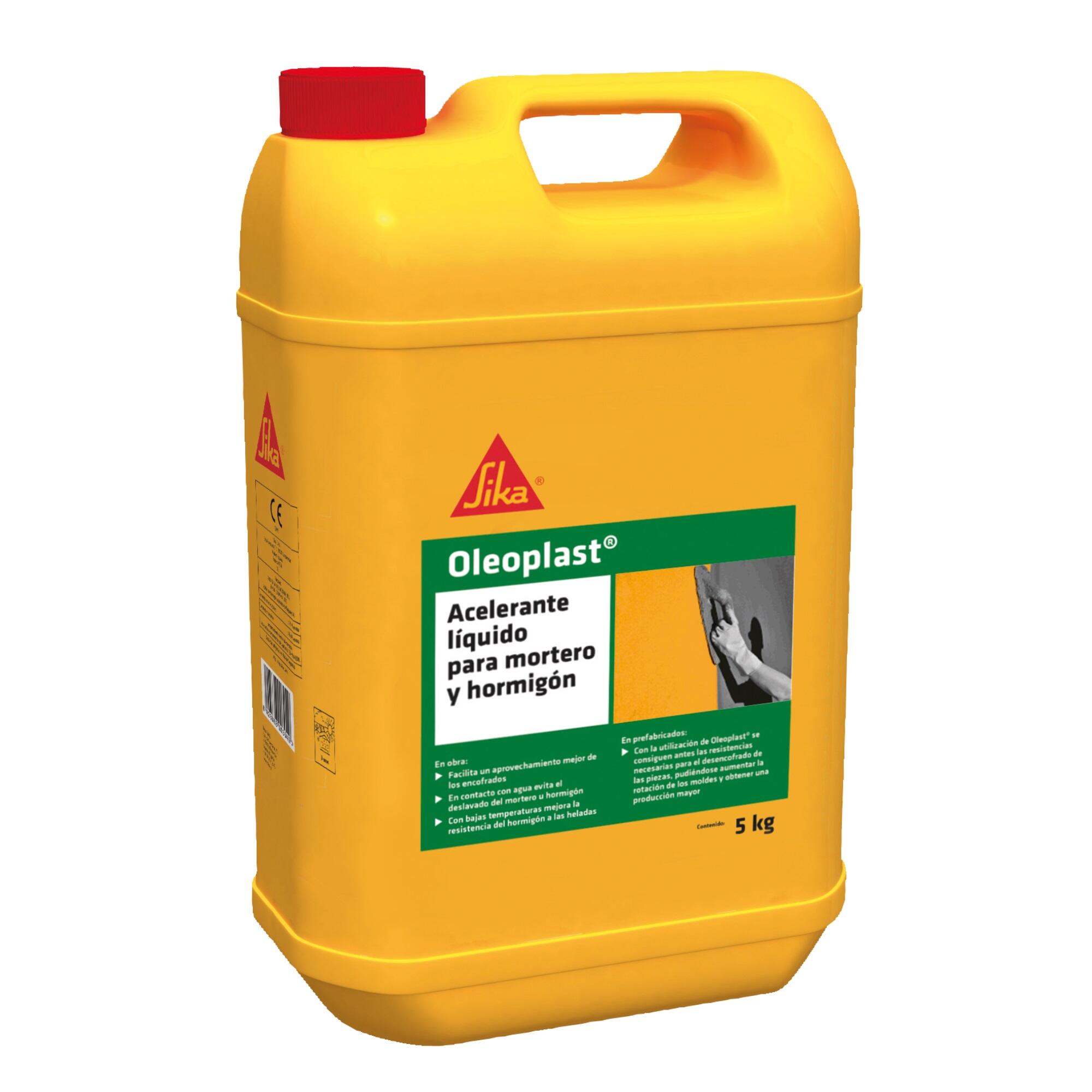 Acelerante de fraguado SIKA Oleoplast 5 kg | Leroy Merlin