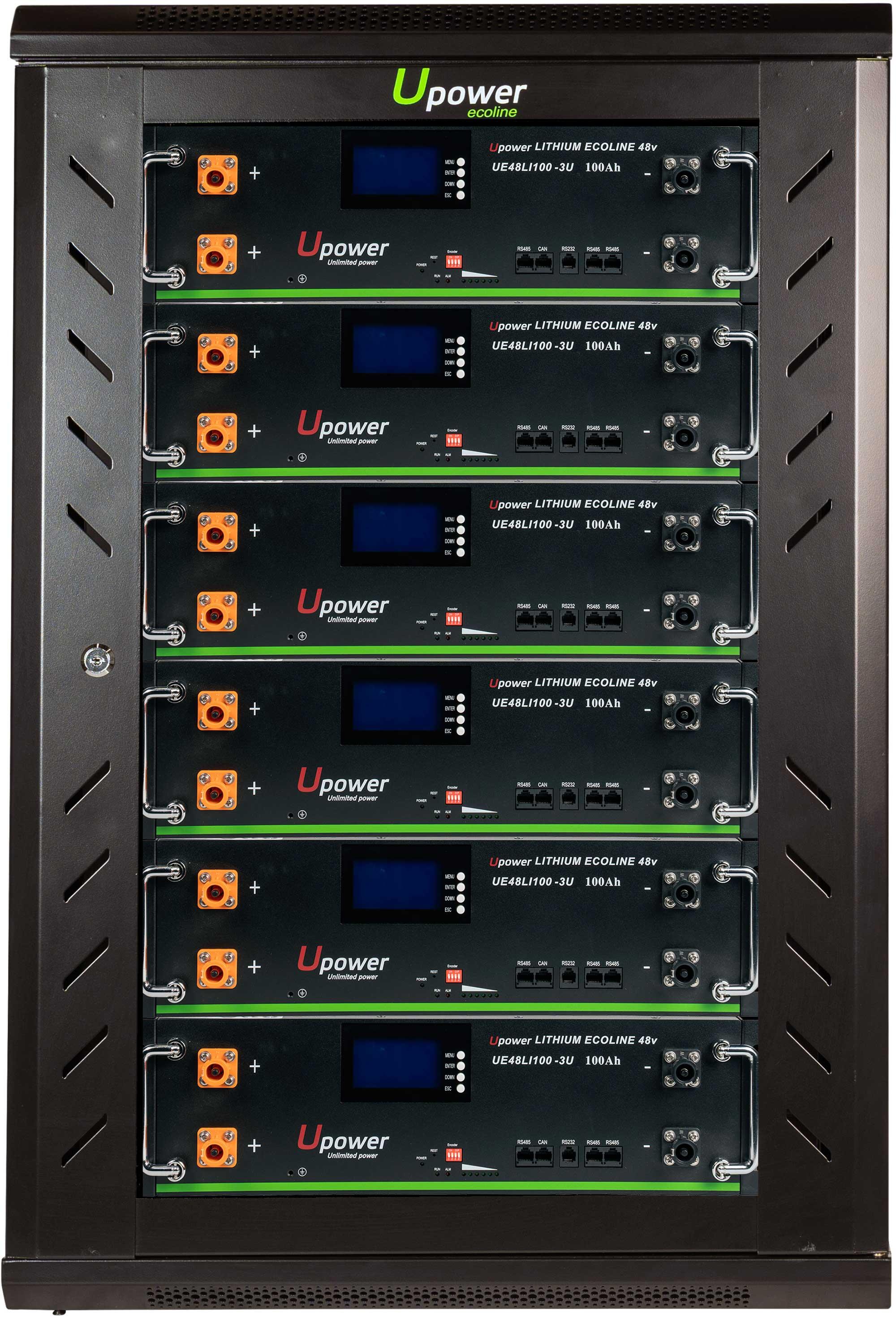 Batería para energía solar de litio Up-Rack 5000 de 30Kw, 600Ah y 48v ...