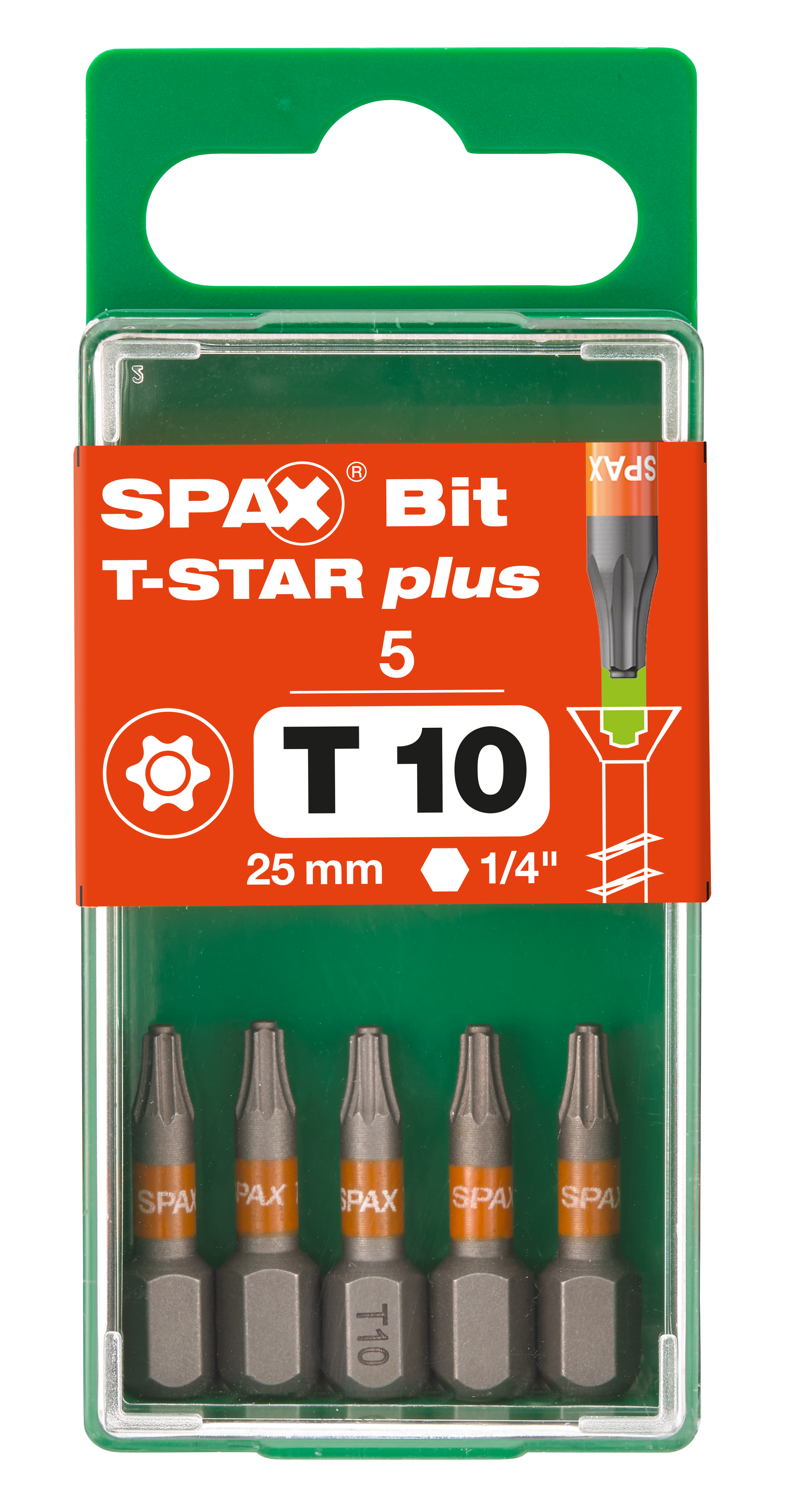 5 punta torx t10 t-star plus spax | Leroy Merlin