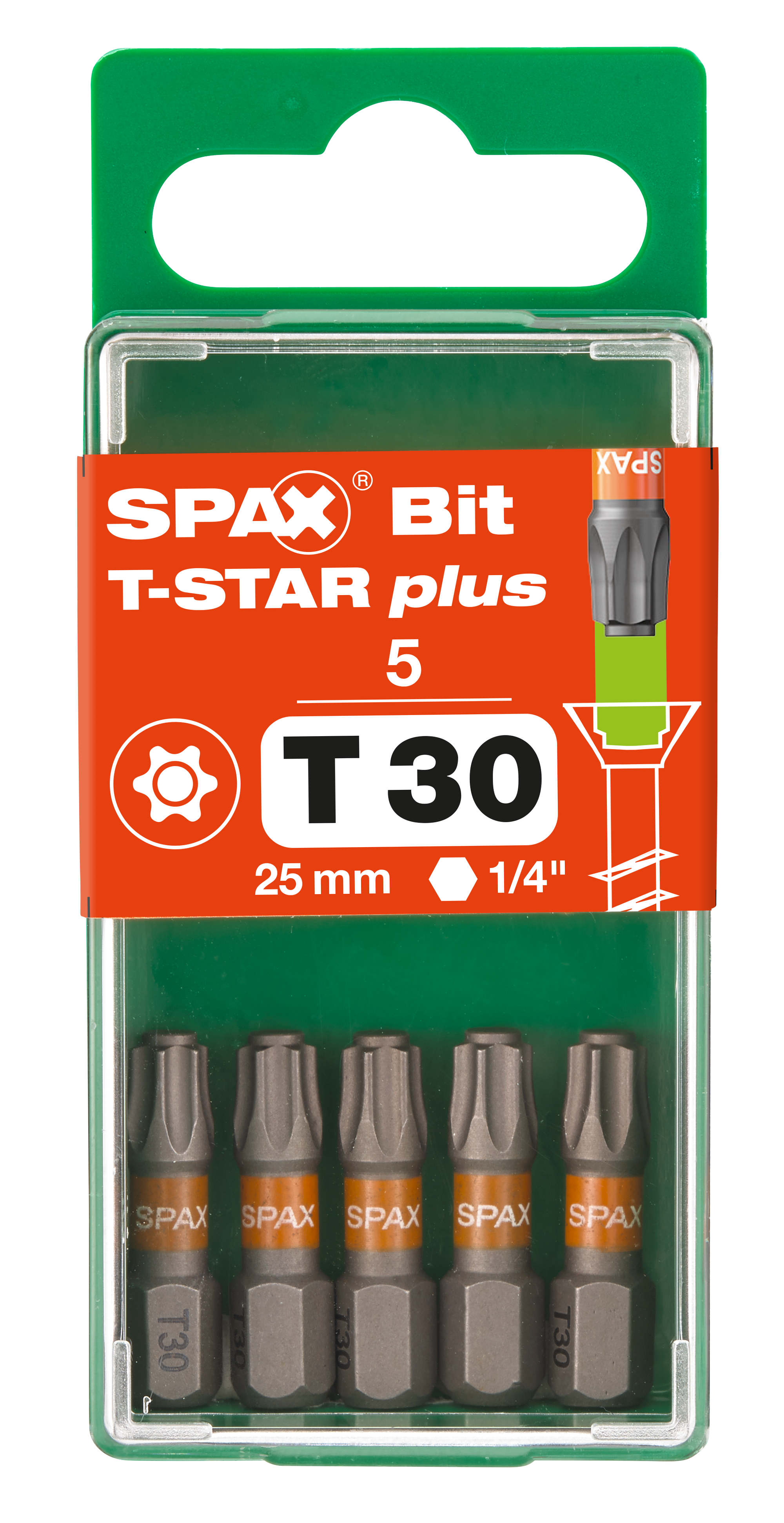 5 punta torx t30 t-star plus spax | Leroy Merlin