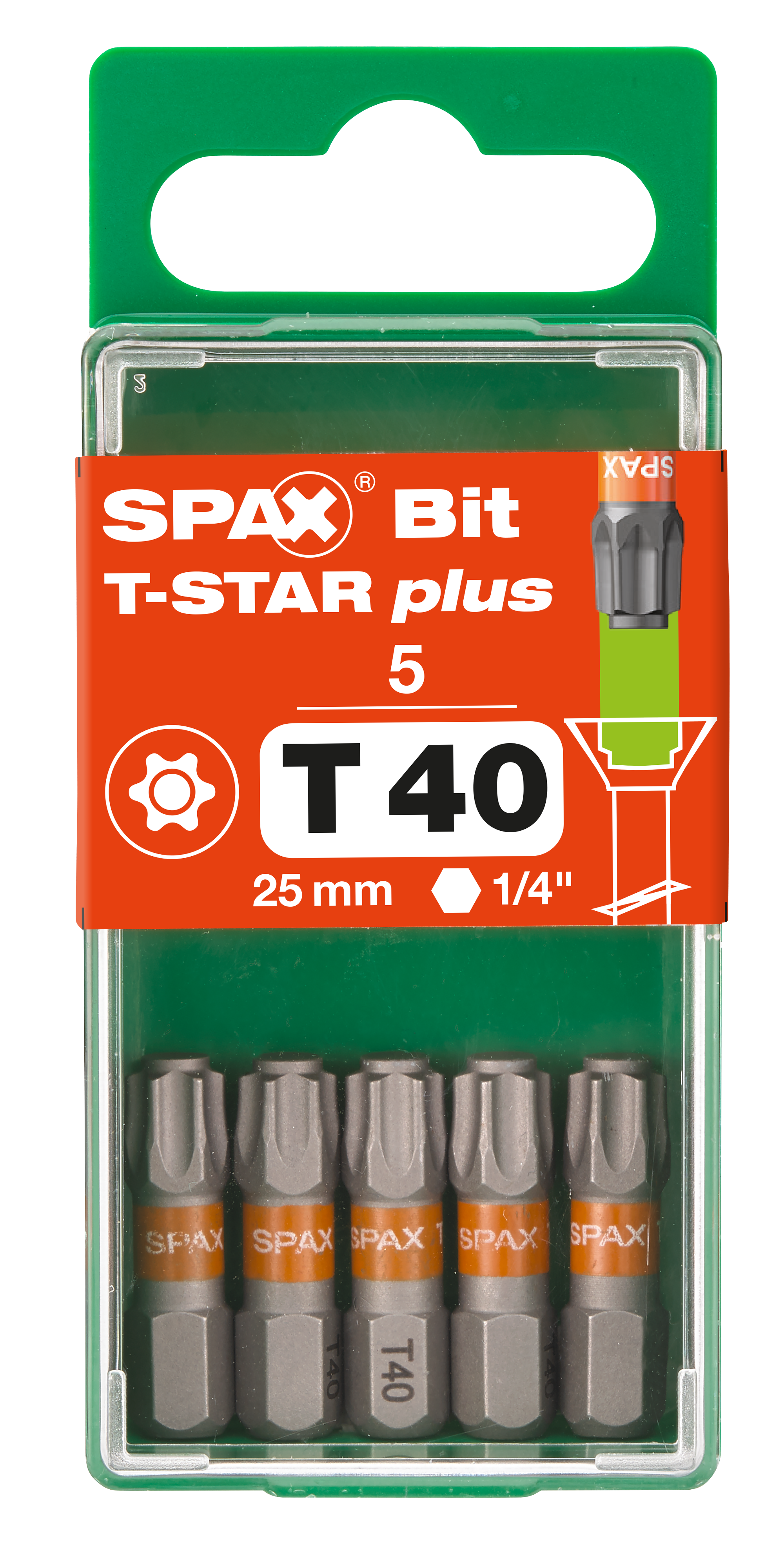 5 punta torx t40 t-star plus spax | Leroy Merlin