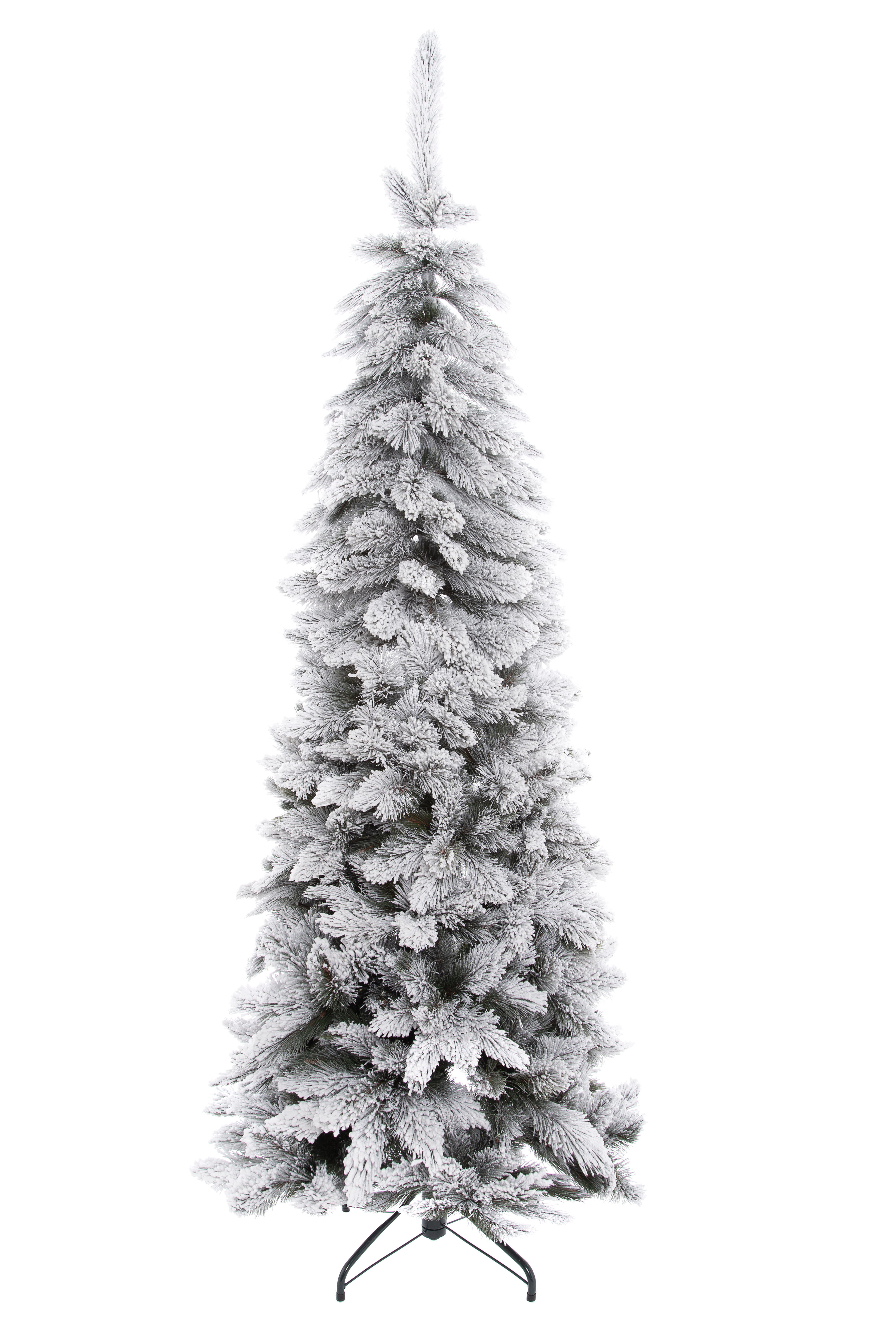 Árbol de Navidad Jasper Slim nevado de 210 cm de alto | Leroy Merlin