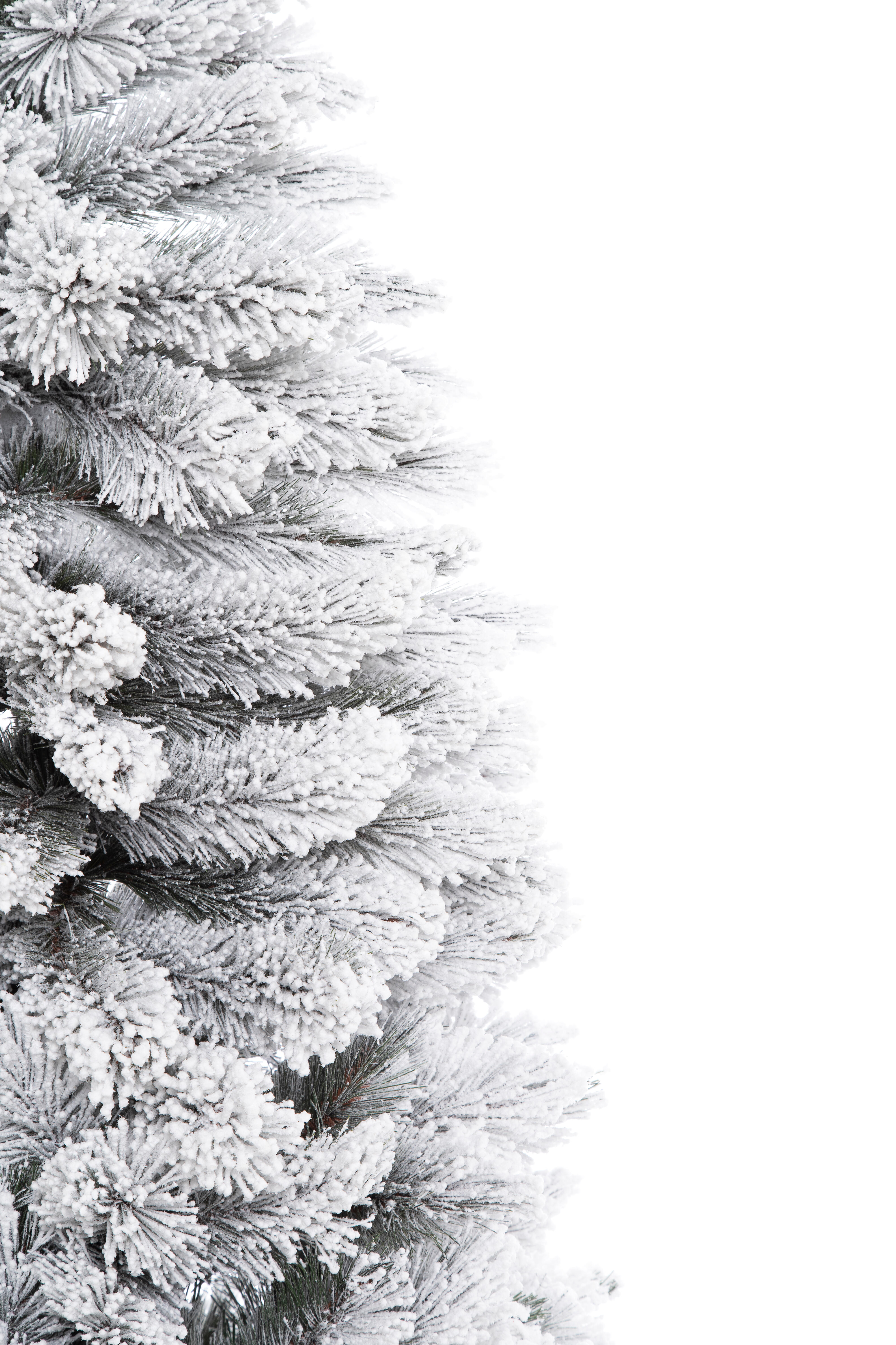 Árbol de Navidad Jasper Slim nevado de 210 cm de alto | Leroy Merlin