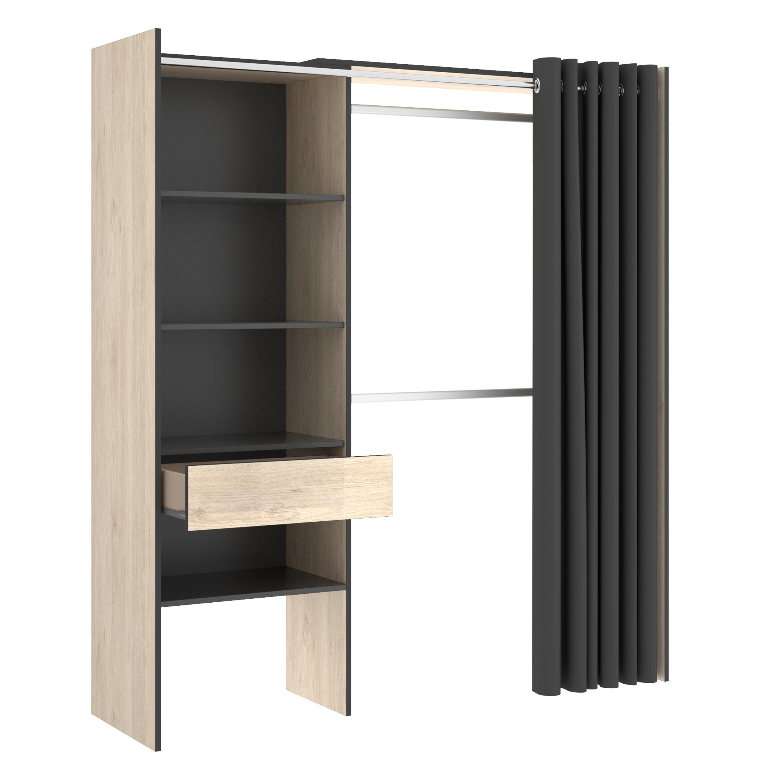 Kit vestidor Suit 160x205x50cm beige | Leroy Merlin