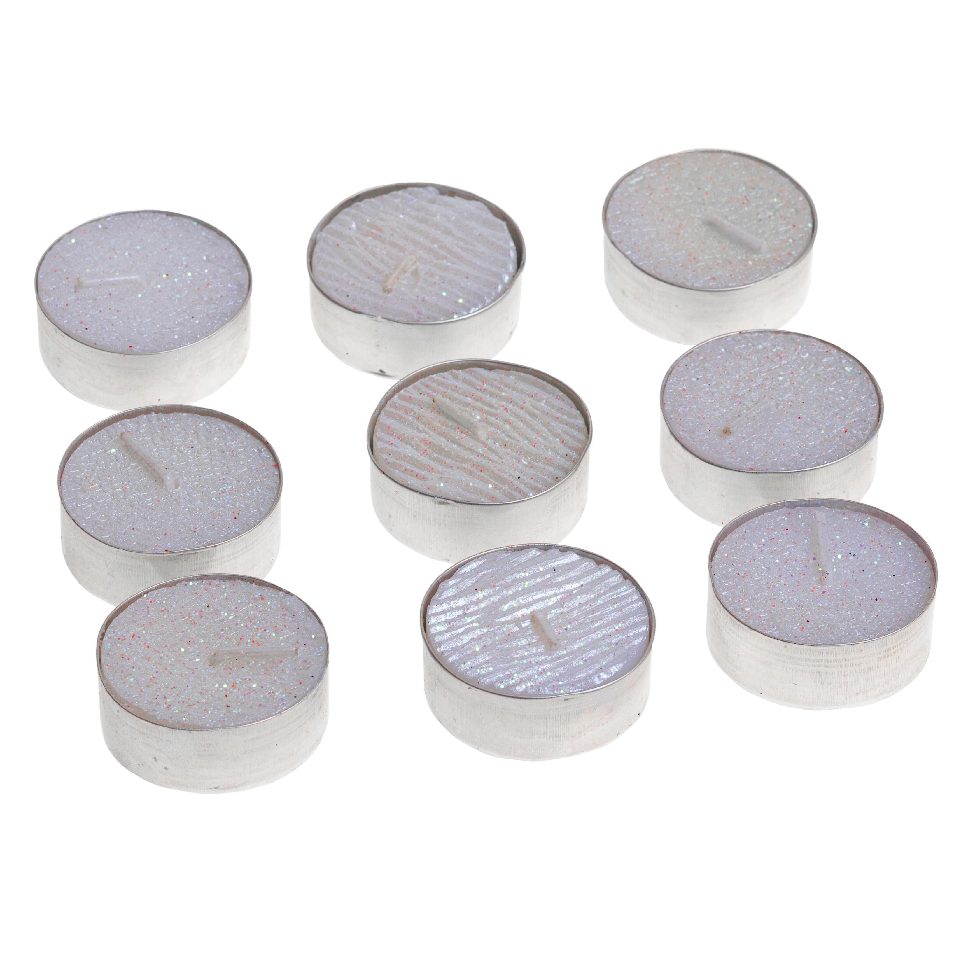 9 velas Redondas blancas 108 g | Leroy Merlin