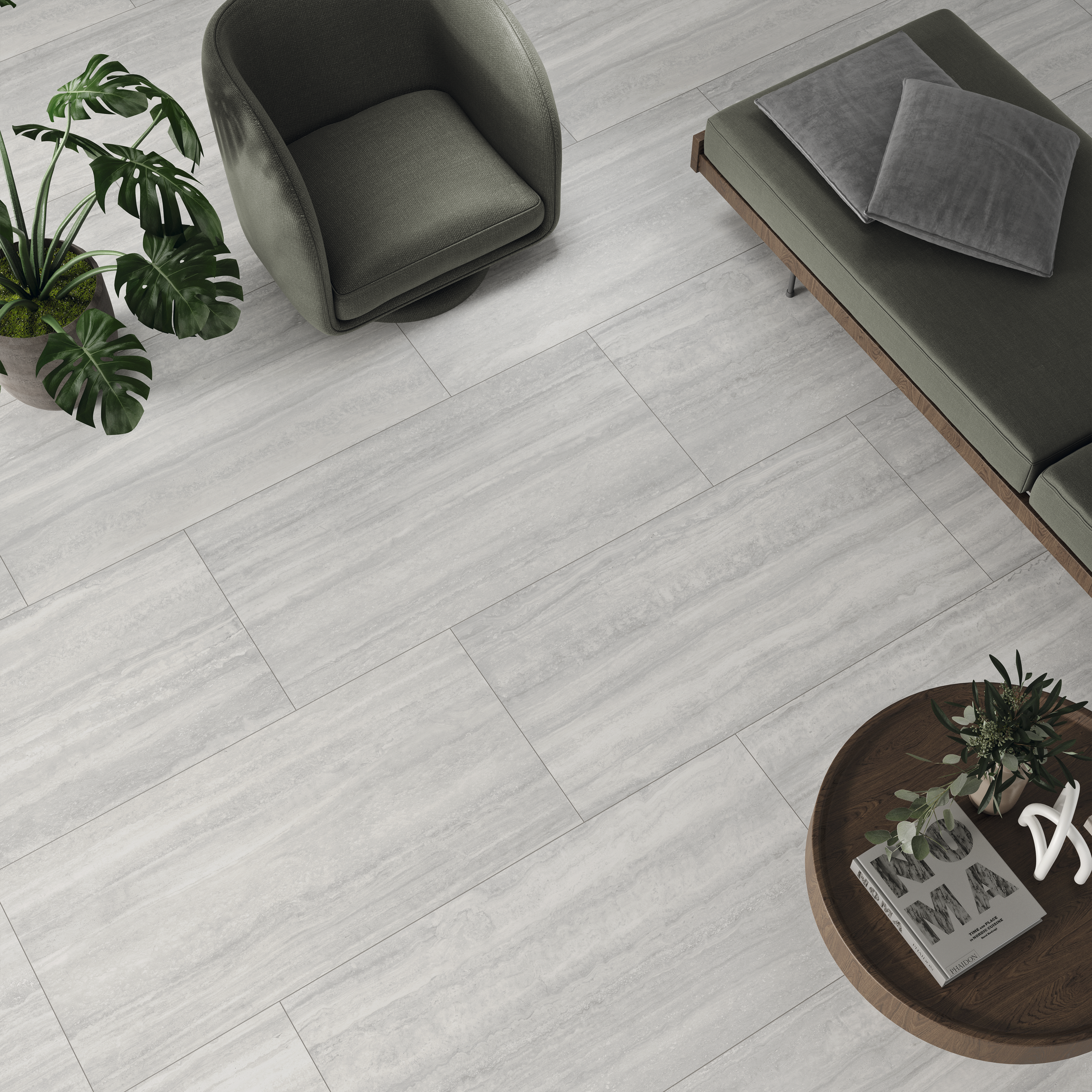 Piastrella da pavimento e rivestimento interno rettificato Helos in gres porcellanato smaltato ...