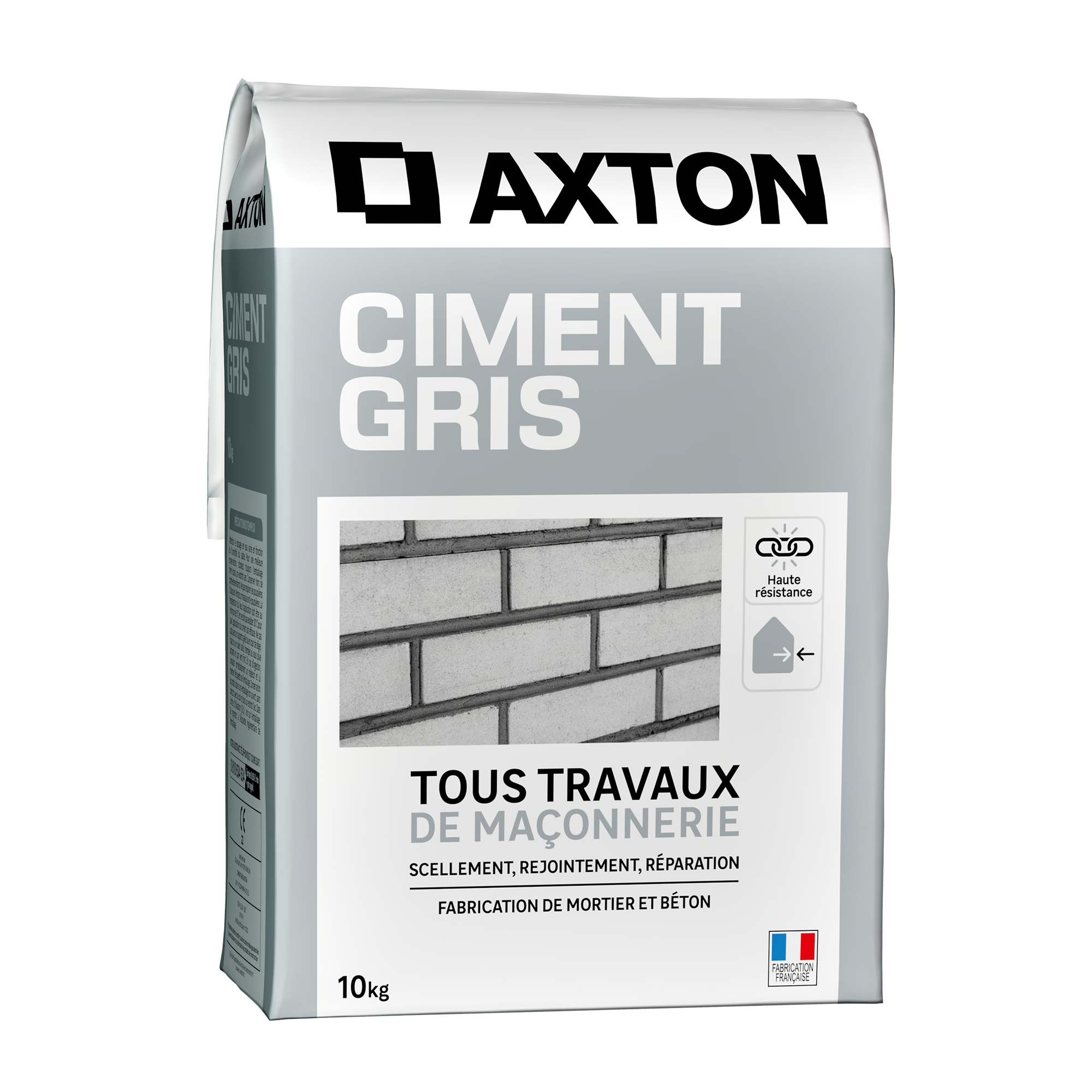 Ciment gris AXTON, 52,5, 10 kg | Leroy Merlin