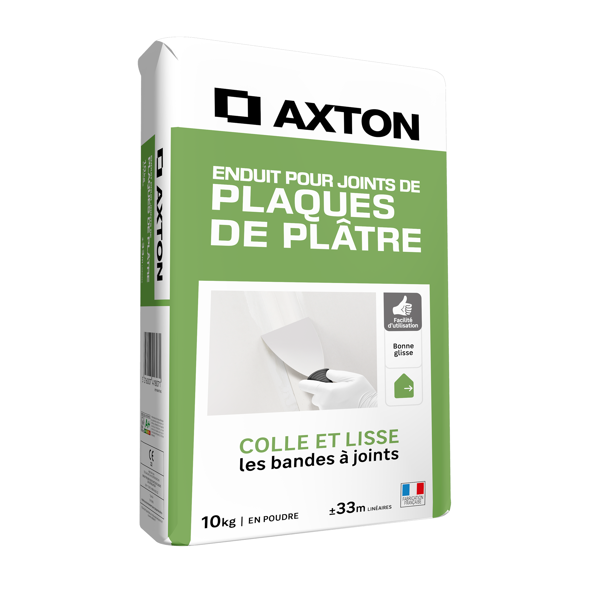 Enduit pour bande à joint en poudre , AXTON blanc 10 kg | Leroy Merlin