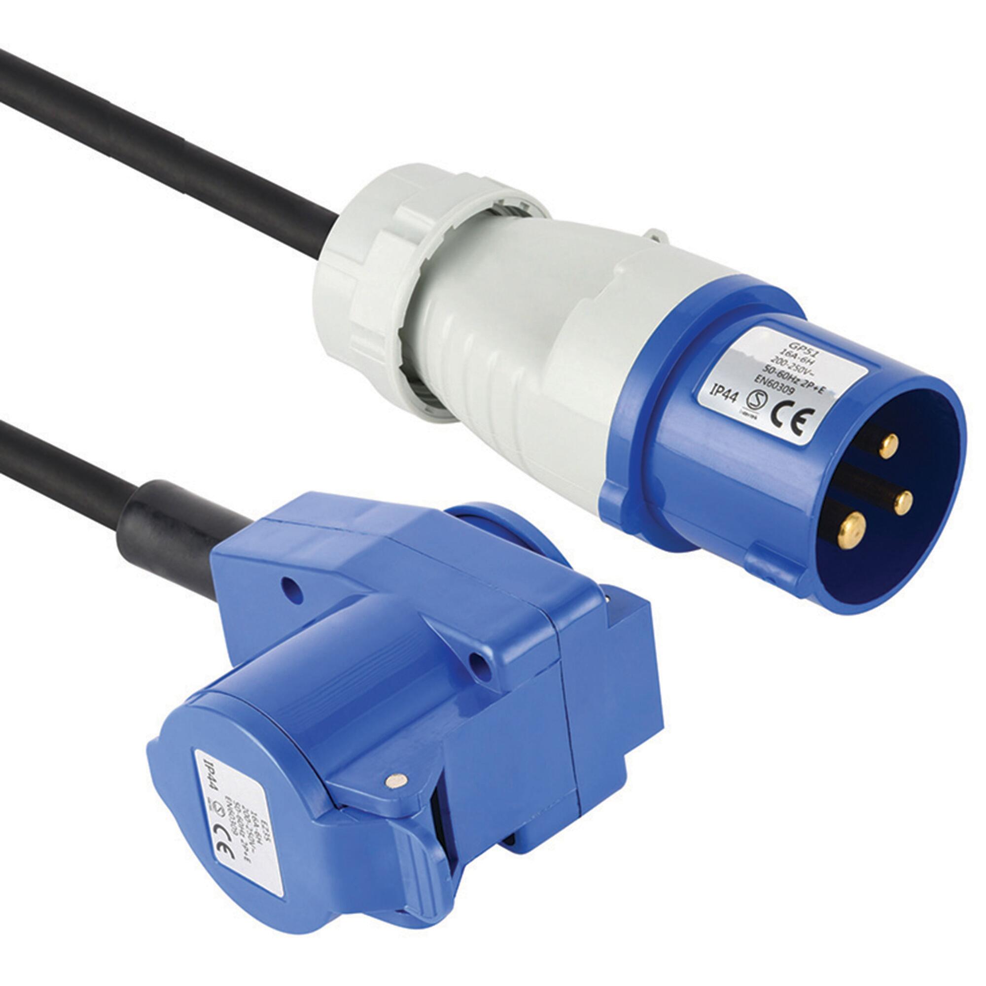 Prolunga elettrica ELECTRALINE 1.5m nero H07RN-F, 3G1.5 mm² spina CEE ...