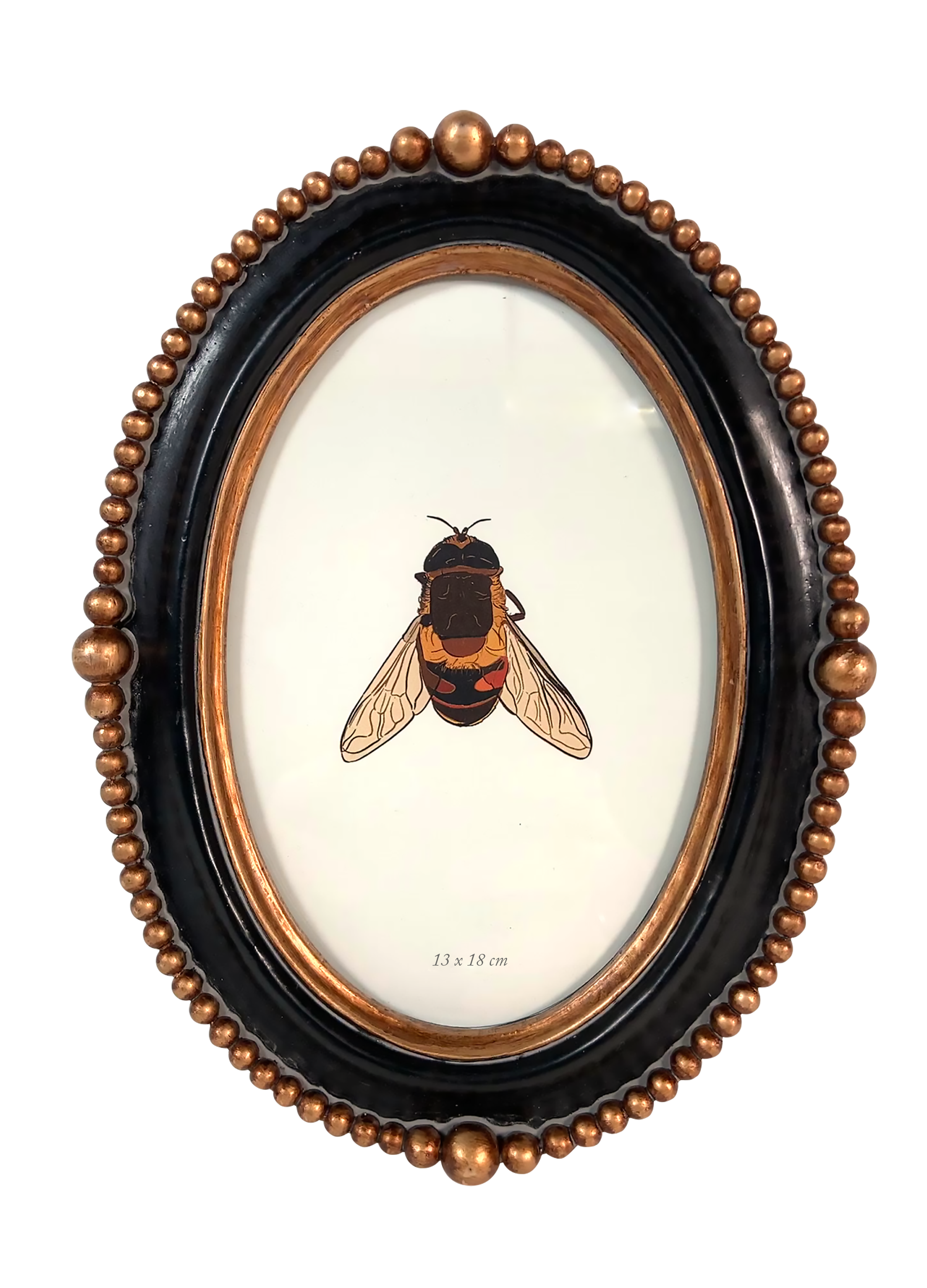 Cadre Perle, H.18 x l.13 cm noir, EMDE DUMONT | Leroy Merlin