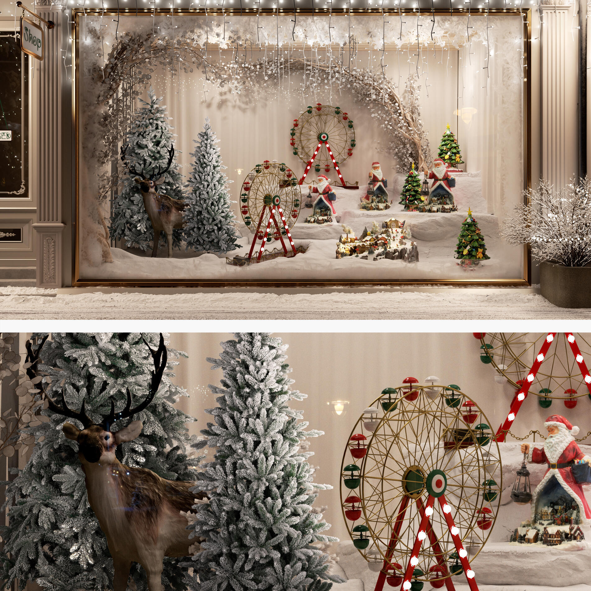 Vetrina natalizia da sogno | Leroy Merlin