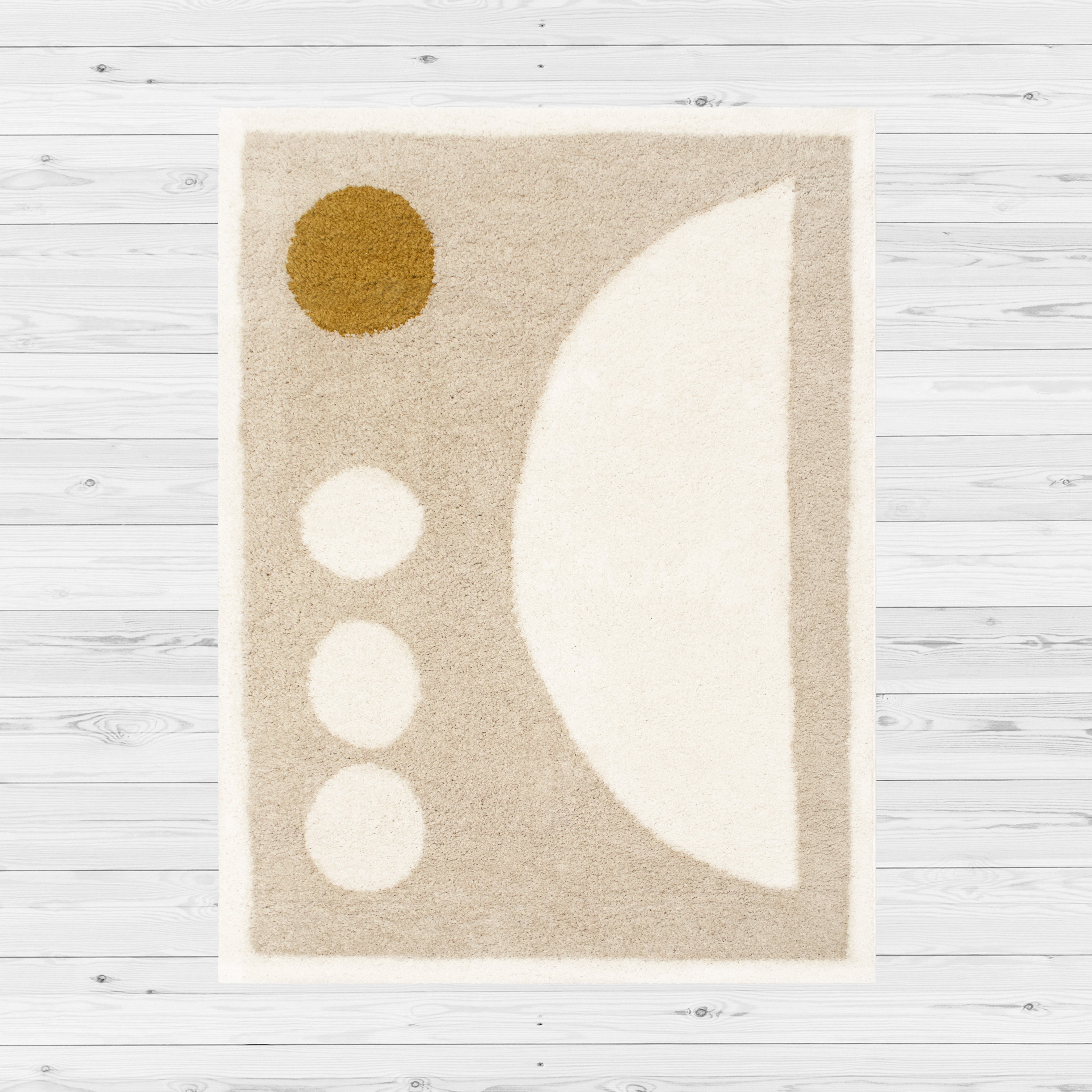 Tapis tapis beige rectangulaire, l.150 x L.200 cm S2-5600 | Leroy Merlin