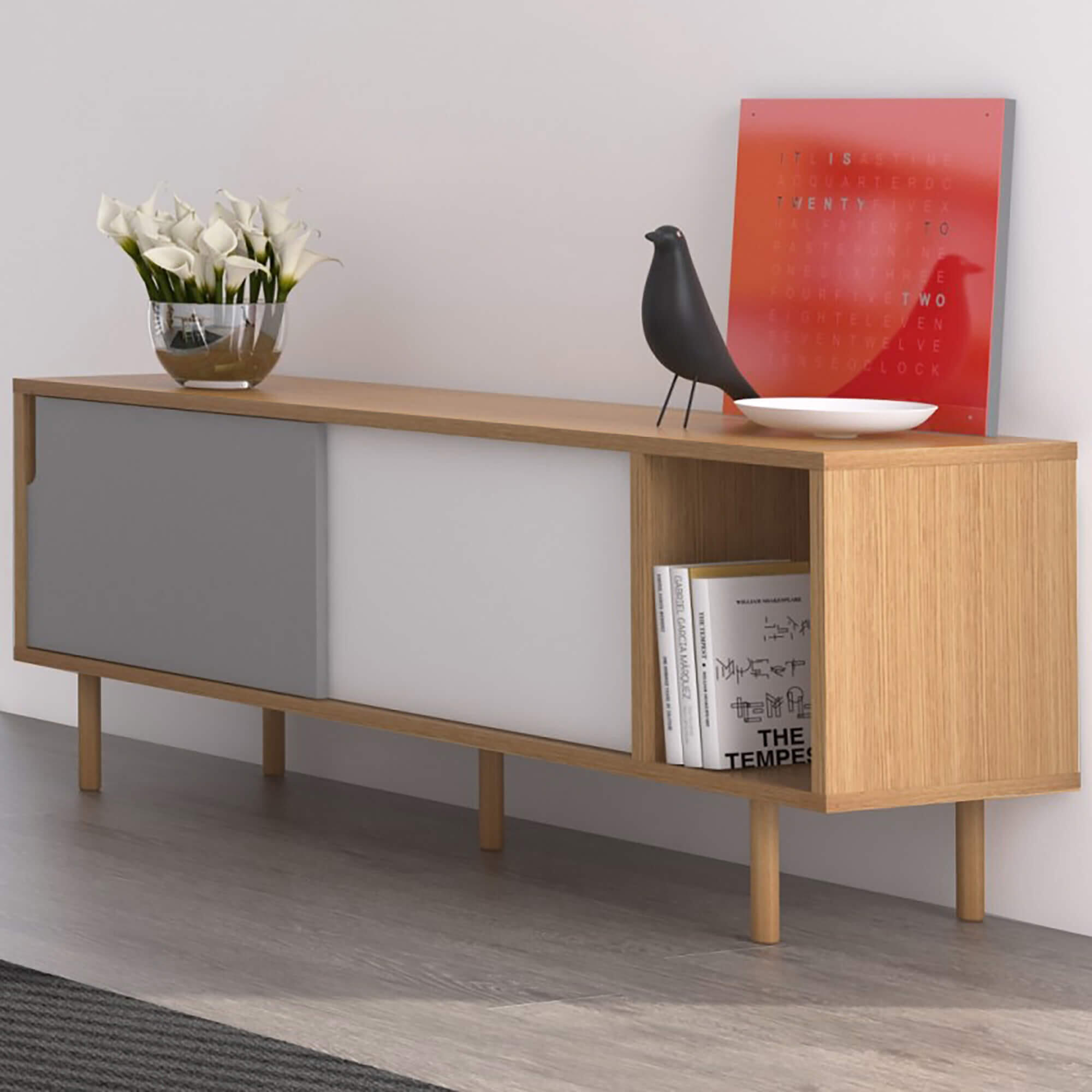 Pata para cama/somier de madera color haya altura 25 cm | Leroy Merlin