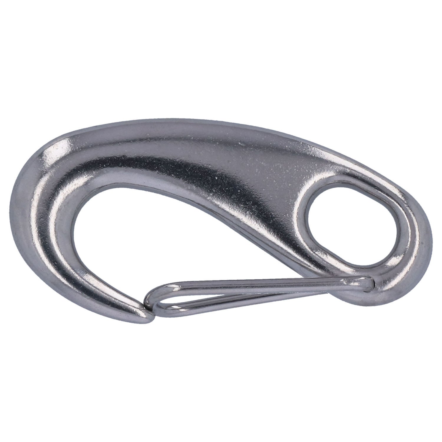 Mousqueton pour oeillet, inox A4 100mm | Leroy Merlin