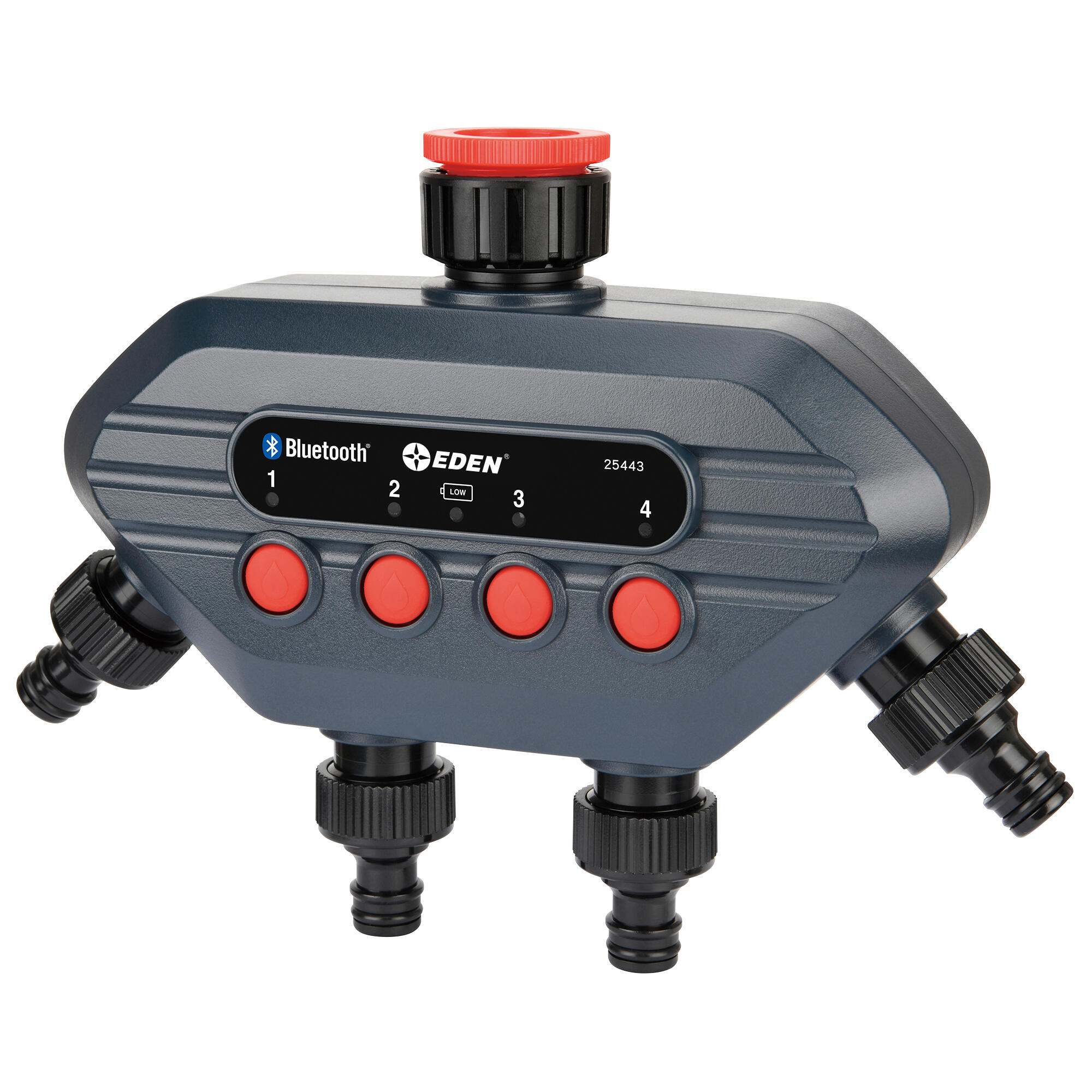 Programmateur d'arrosage connecté bluetooth 4 voies JARDIBRIC | Leroy ...