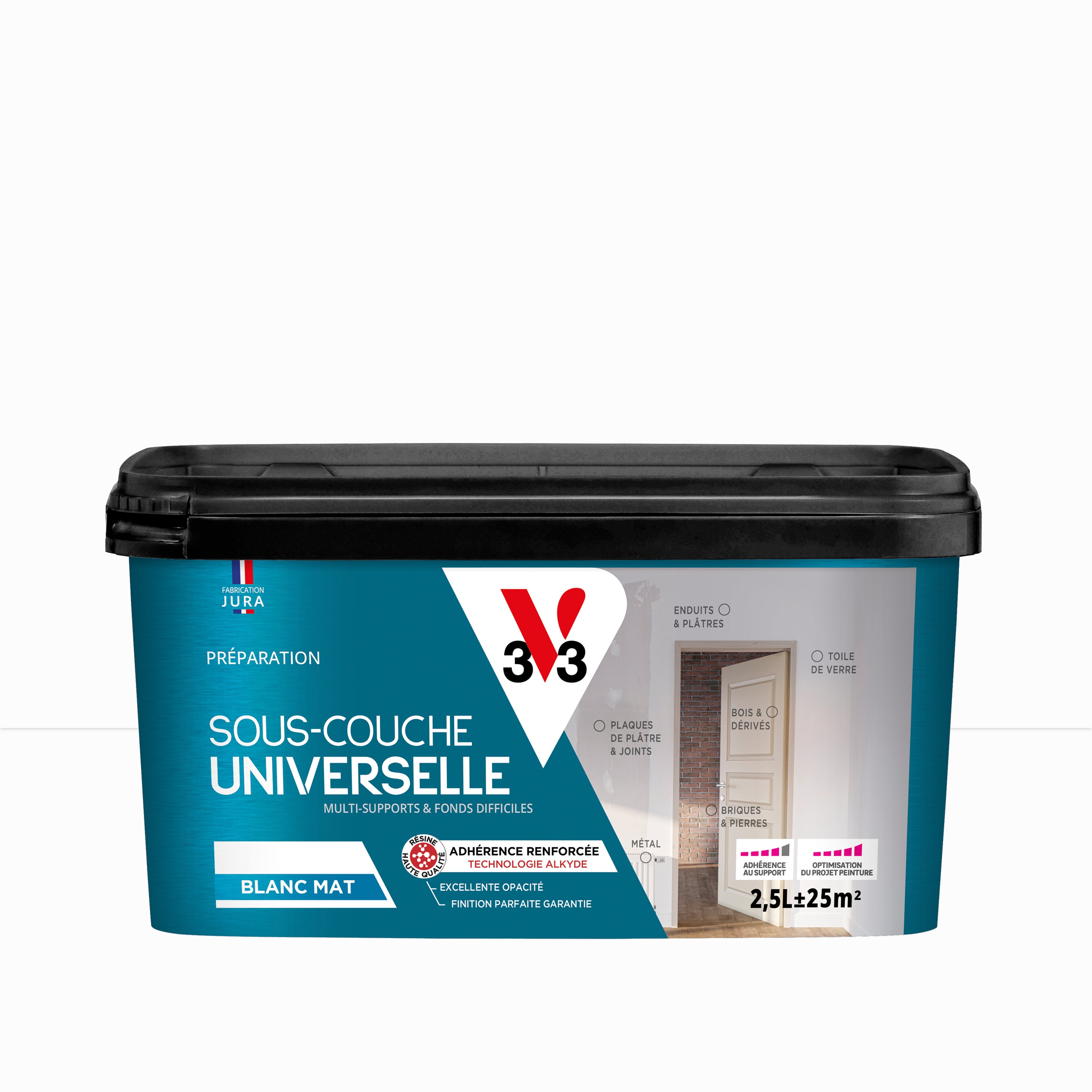 Sous-couche universelle V33 blanc 2.5 L | Leroy Merlin