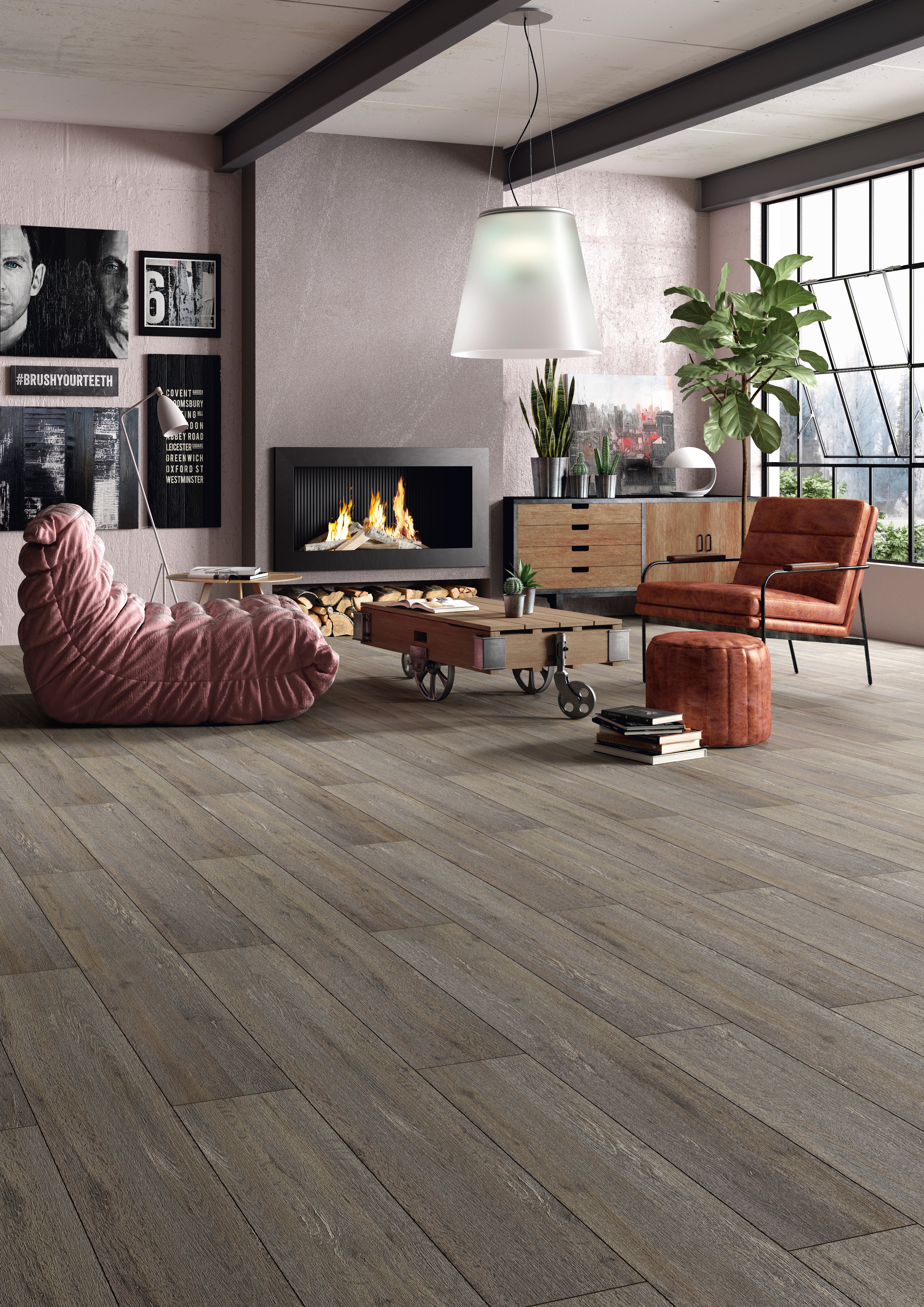 Sol stratifié intenso CREATIV LINE fuji, Ep.8 mm | Leroy Merlin