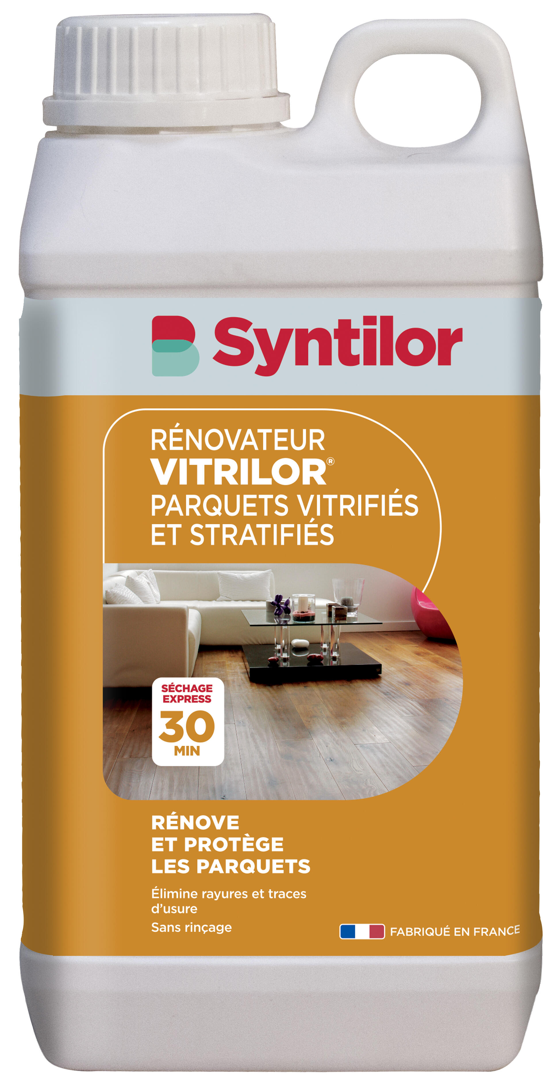 Rénovateur parquet bois SYNTILOR Stratifié et vitrifié, satiné, 1L ...