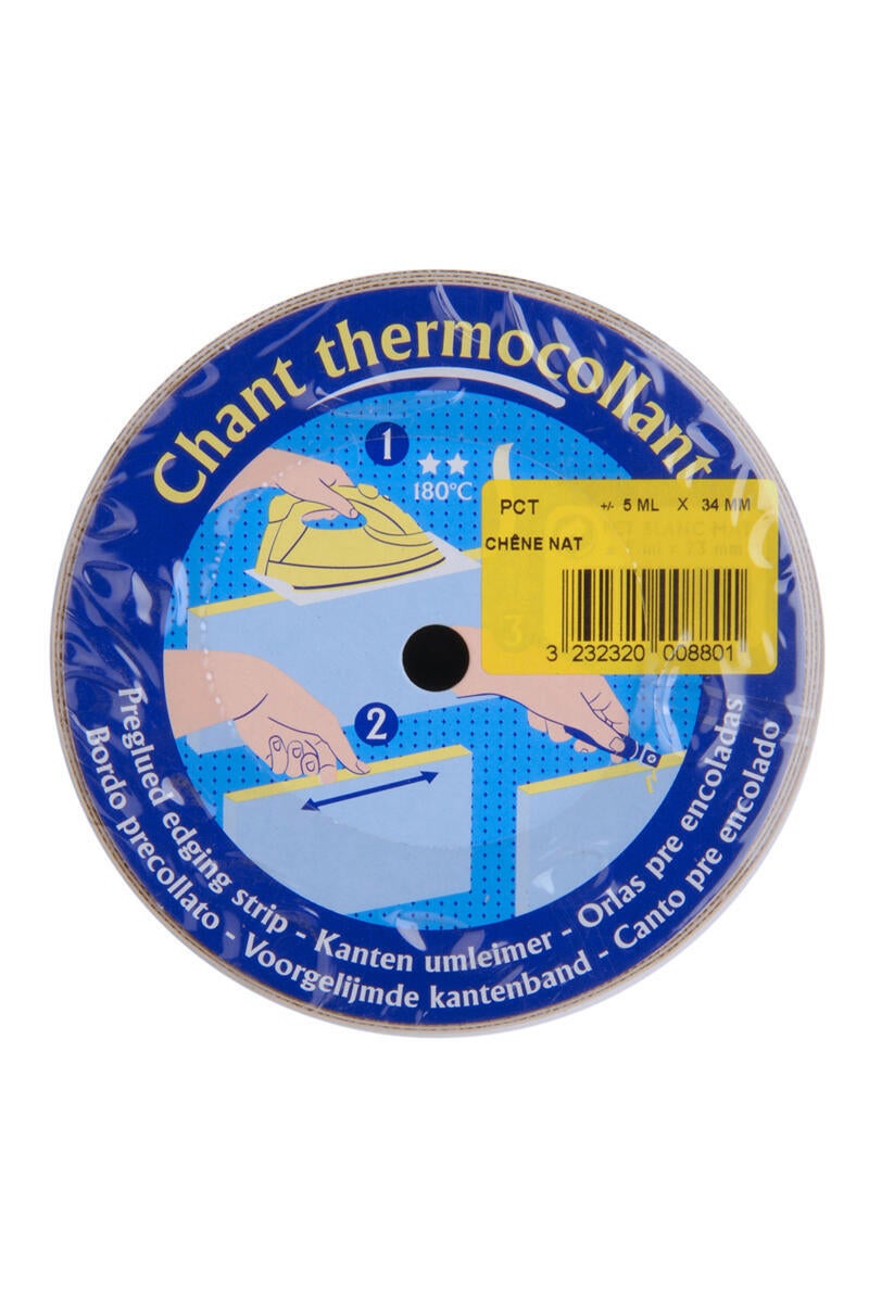 Bande de chant thermocollante, L.500 x l.2.3 cm | Leroy Merlin