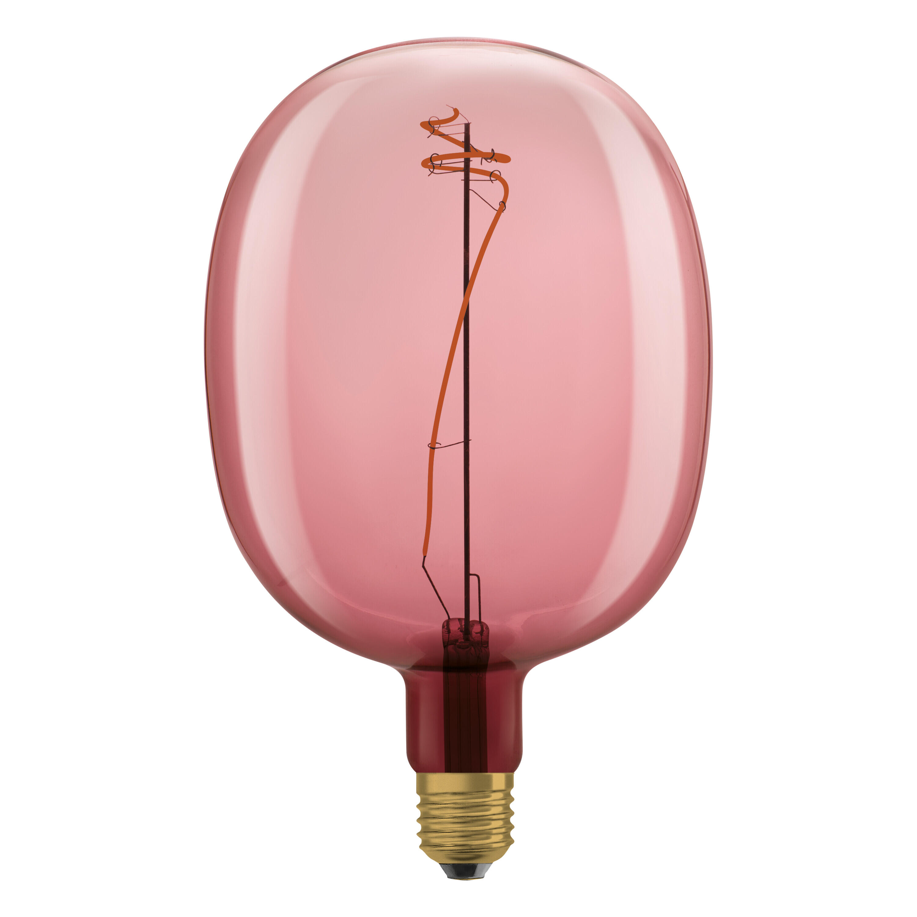 Bombilla LED con filamentos E27 globo 4.5W 1800K rosa | Leroy Merlin