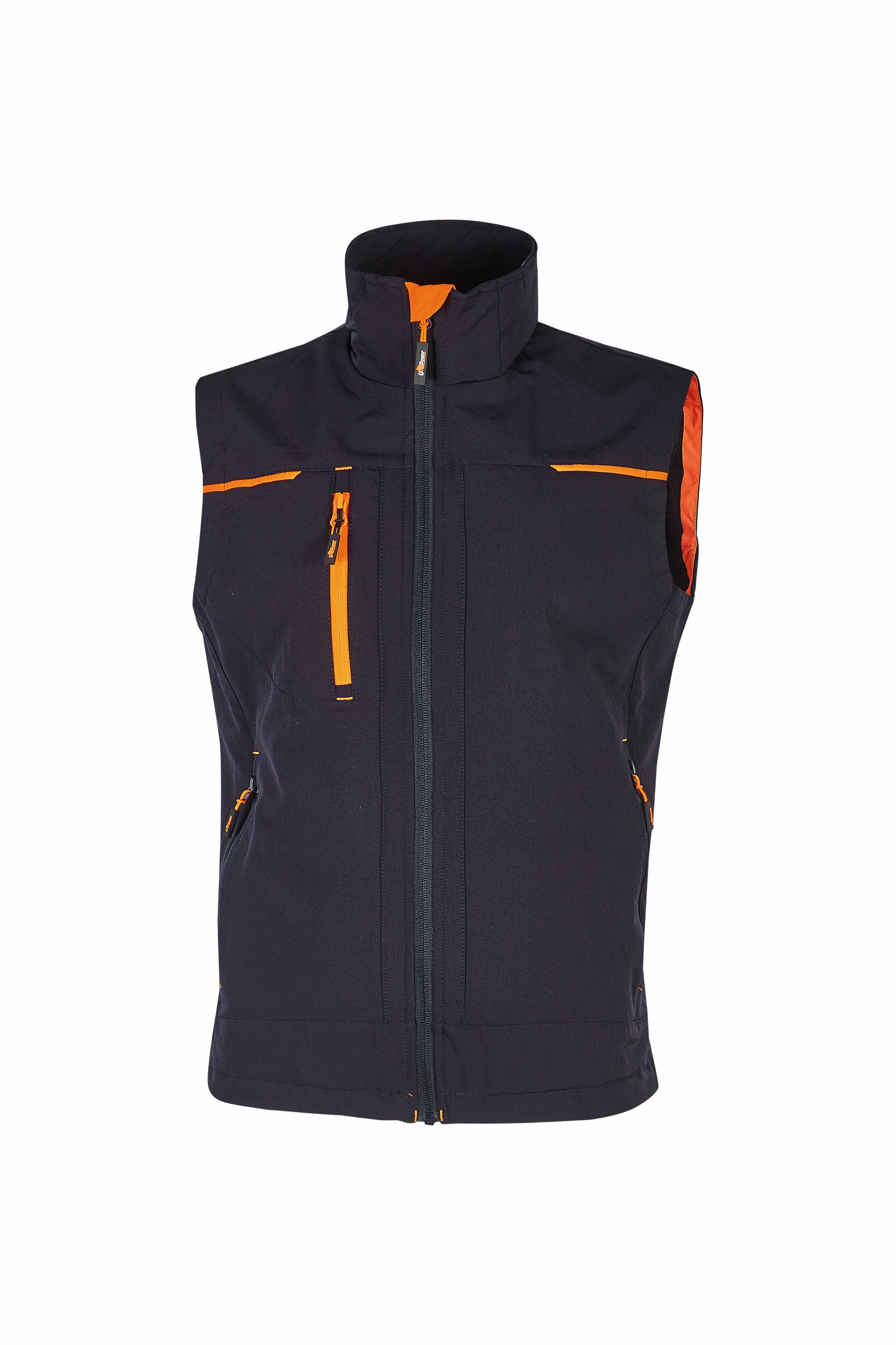 Chaleco de trabajo U-POWERSaturn azul marino, naranja T | Leroy Merlin