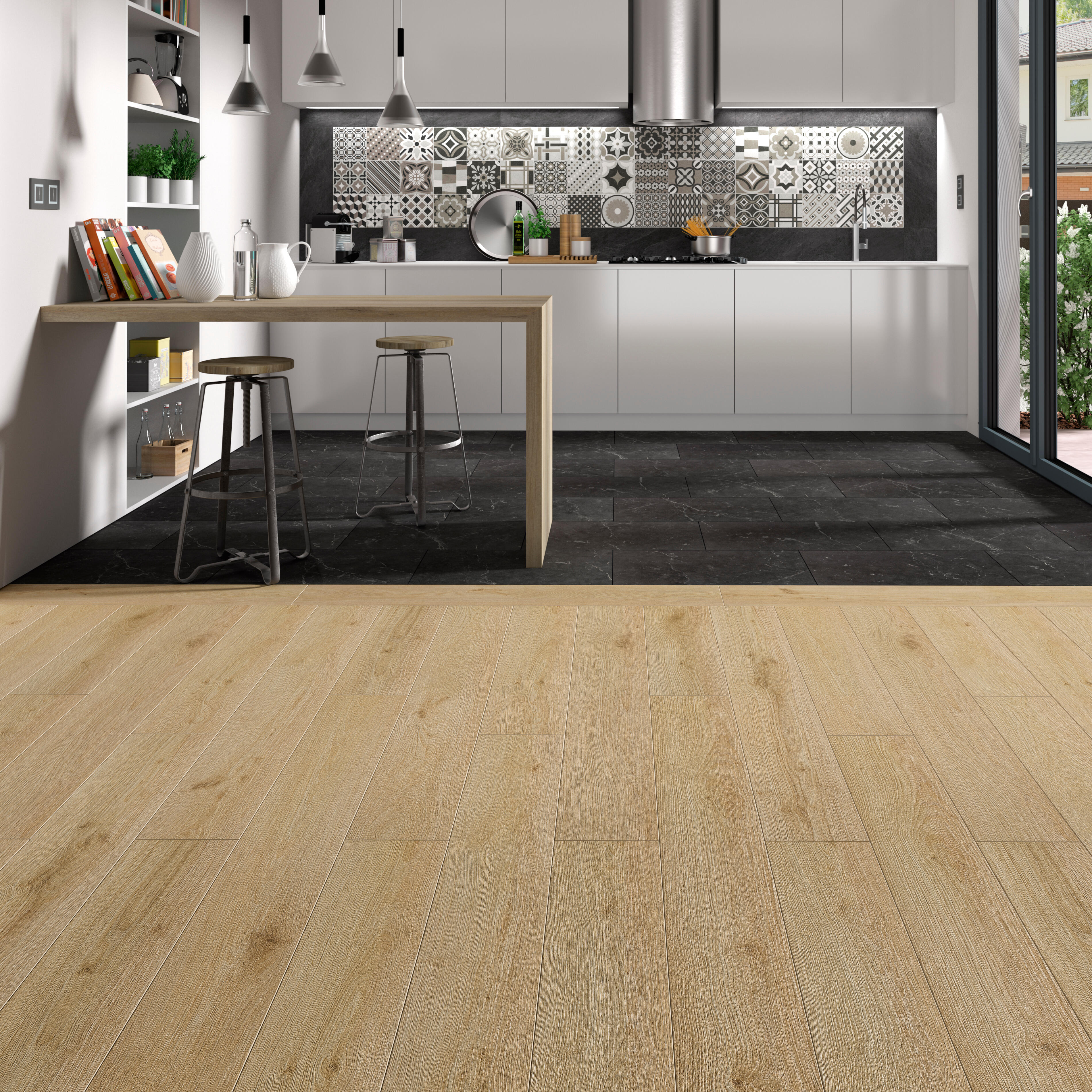 Sol stratifié intenso CREATIV' mistral L1280 mm, Ep.10 mm | Leroy Merlin